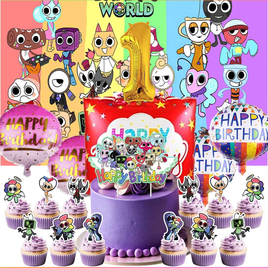 Dandy's World Party Supplies Decor 1st Kit Balloons Birthday Cake ...