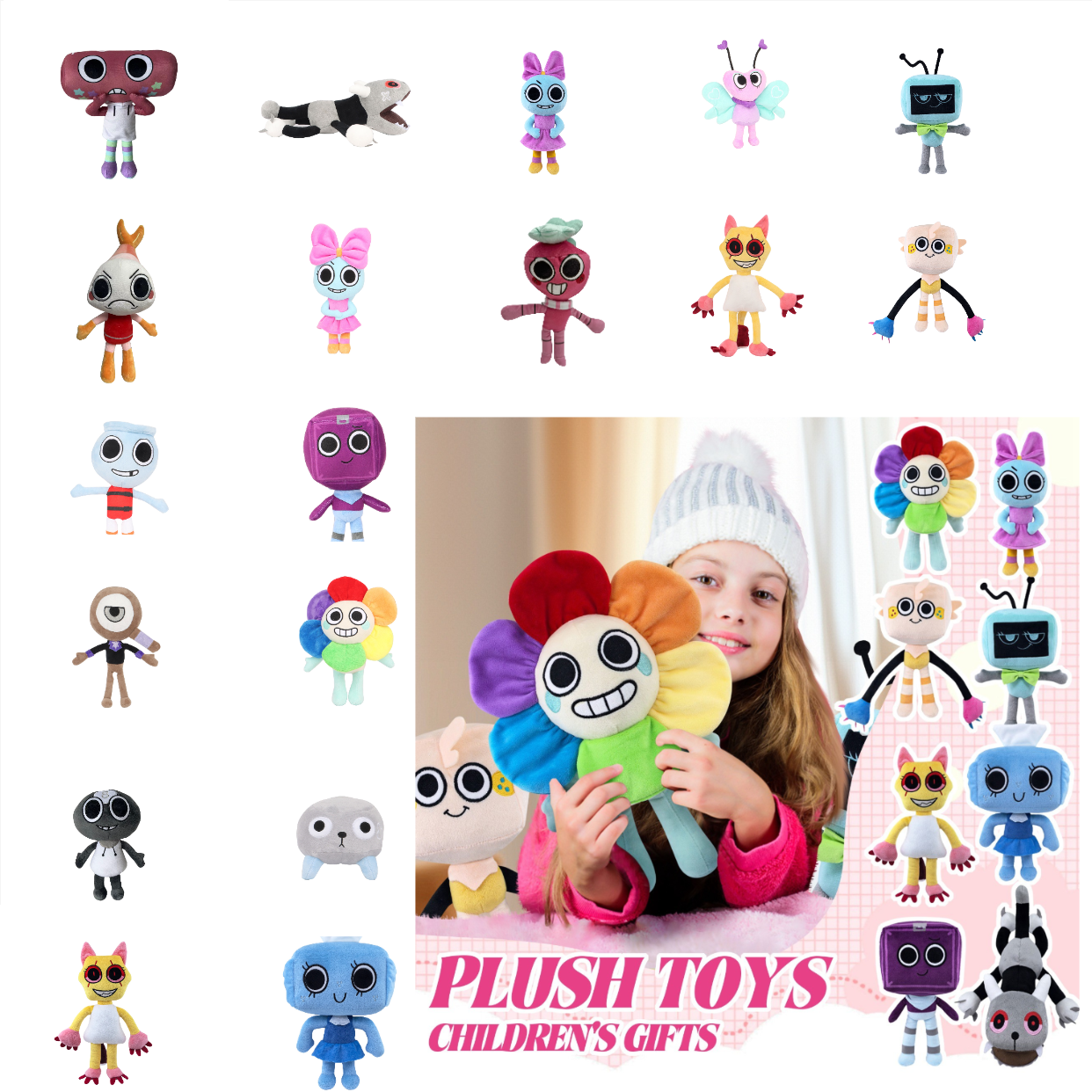 Dandy's World Plush, 13" Dandy's World Horror Plush, Soft Pebble Plush ...