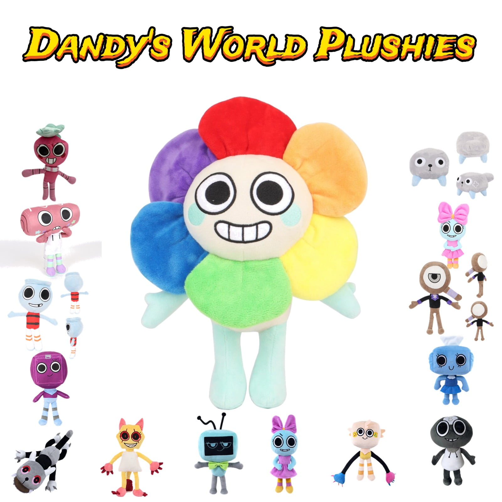Dandy's World Plush, 2024 Horror Plush Toy for Game Fans, Animal Figure ...