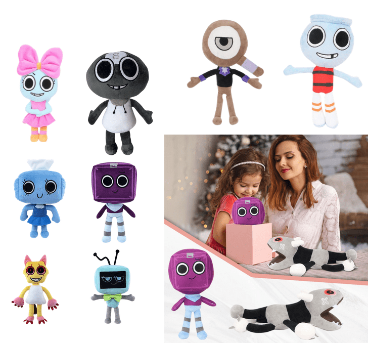 Dandy's World Plush, Goob Plush, Vee Plush Astro Plush,Rodger - Walmart.com