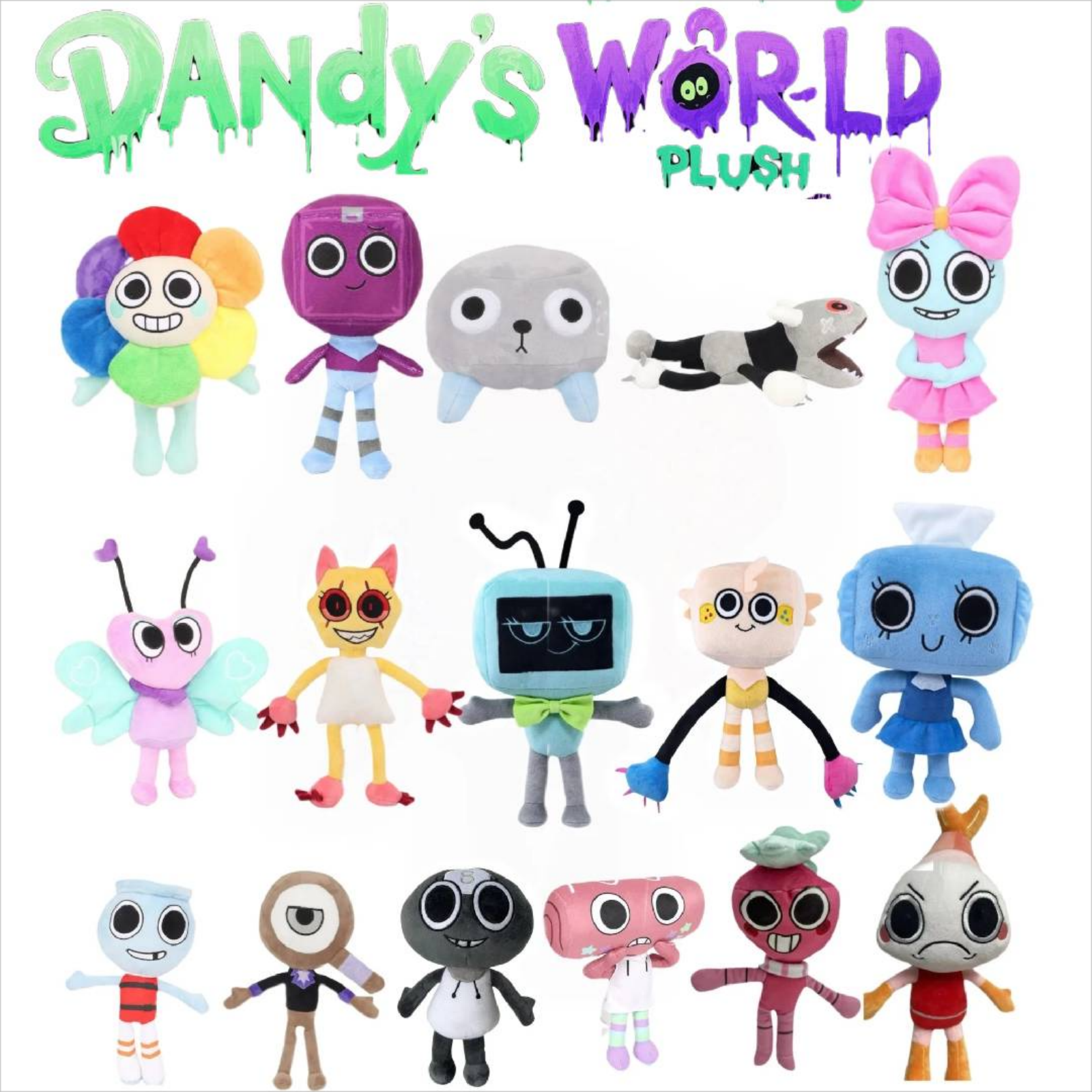 Dandy's World Plush Shelly 12.59", Horror Plushie Toy for Game Fans ...