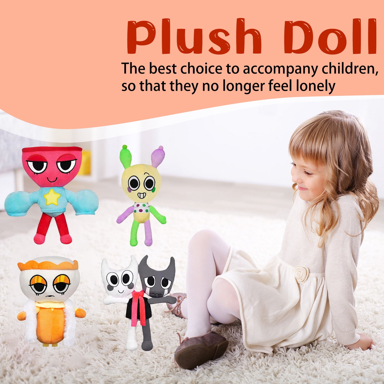 Dandy's World Plush Teagan Plush Toys|9.8in|Children's Day Bedtime ...