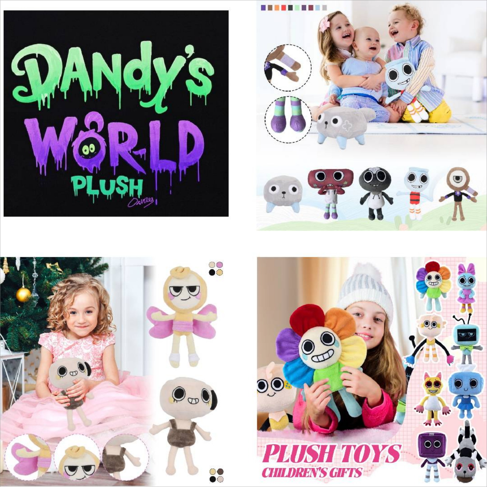 Dandy's World Plush Toy Cute Dandy World Plushies Dolls Cartoon Game ...