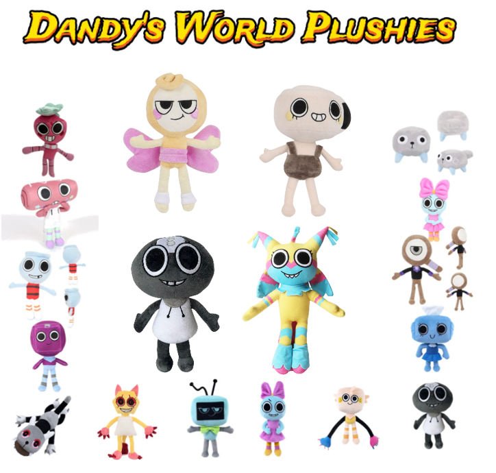 Dandy's World Plush Toys, Vee Plushies, Dandy's World Plush Stuffed ...