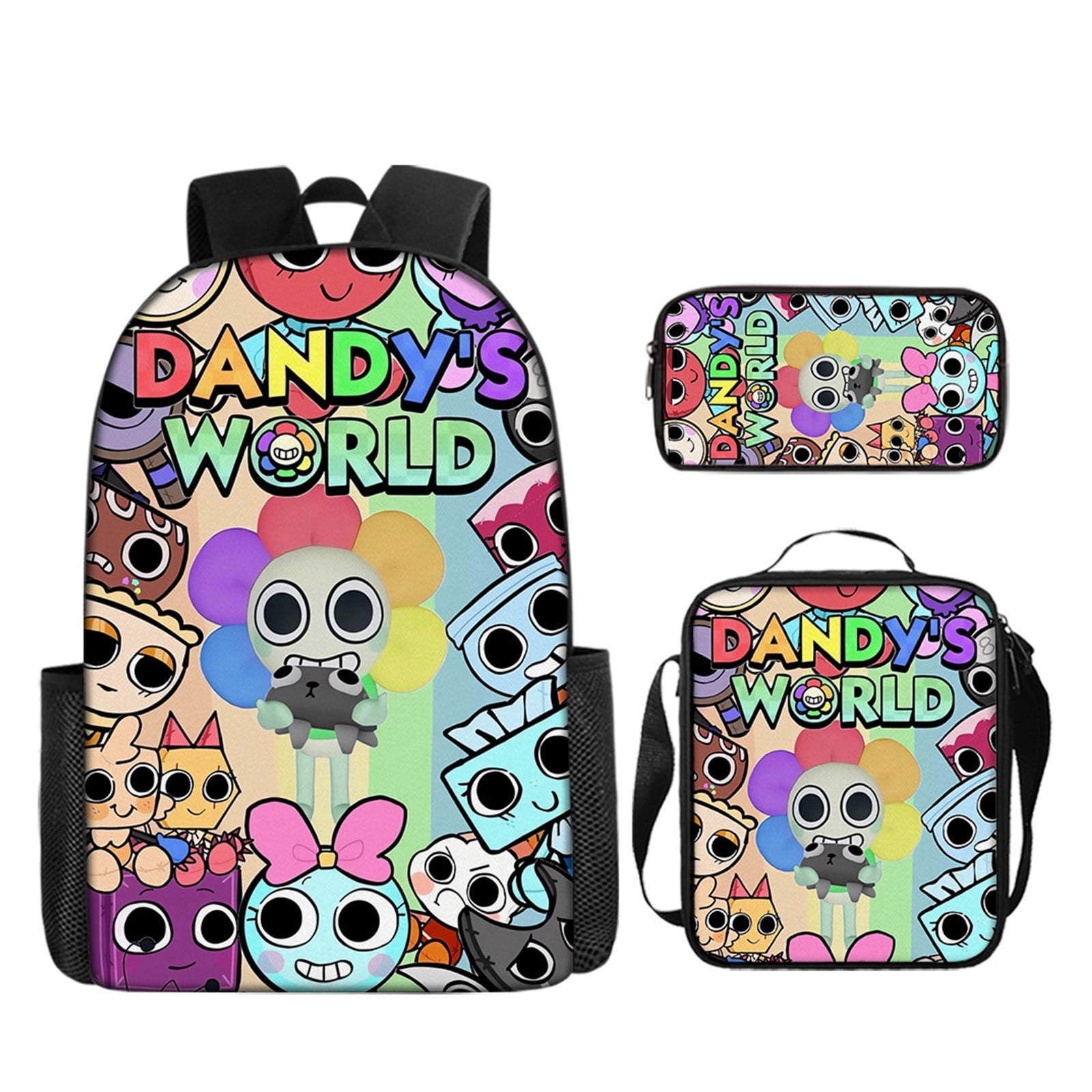 Dandy's World School Backpacks Set - 16.5In Cloth Practical SchoolBag ...