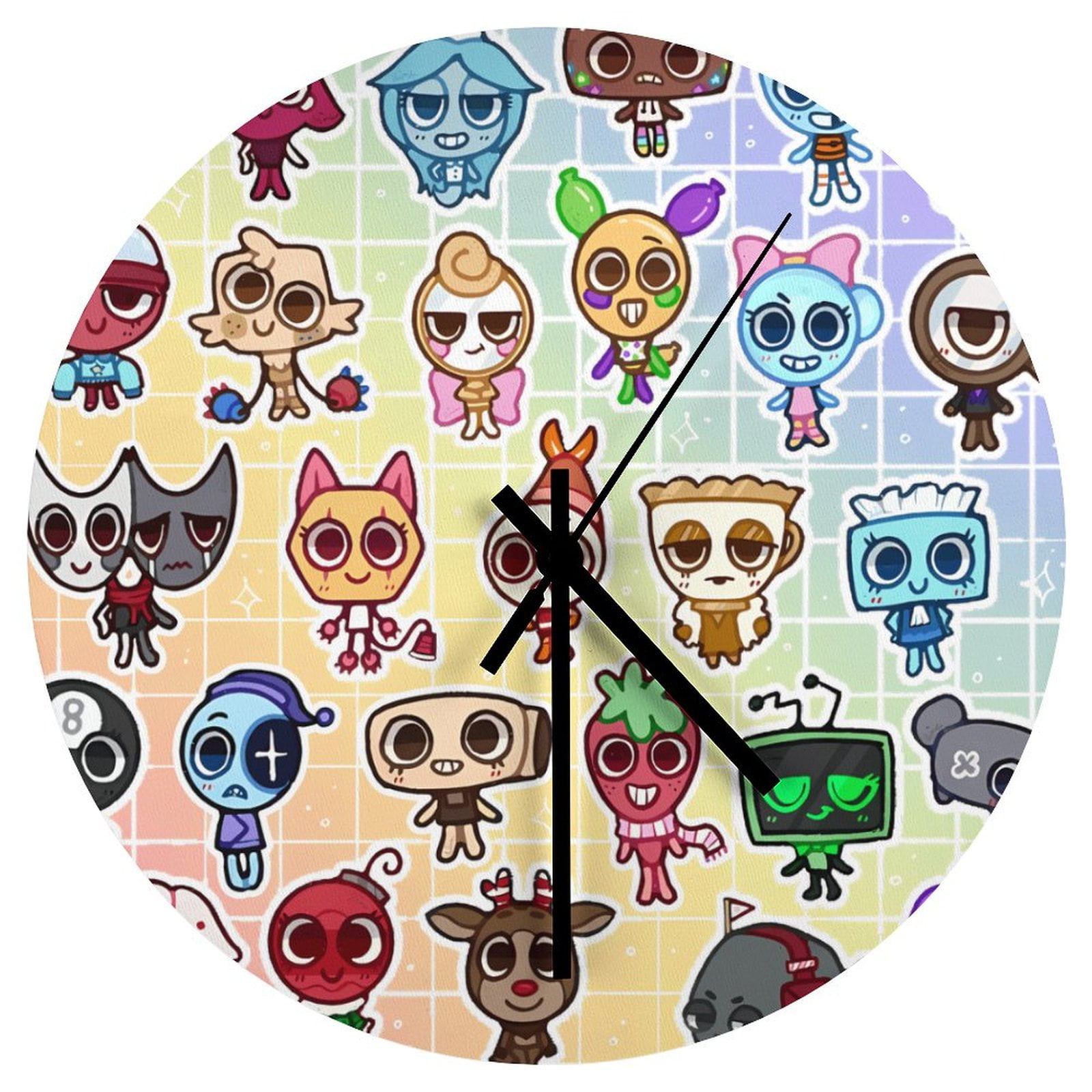 Dandy's World Simple Wooden Wall Clock Without Scale For Home Living ...