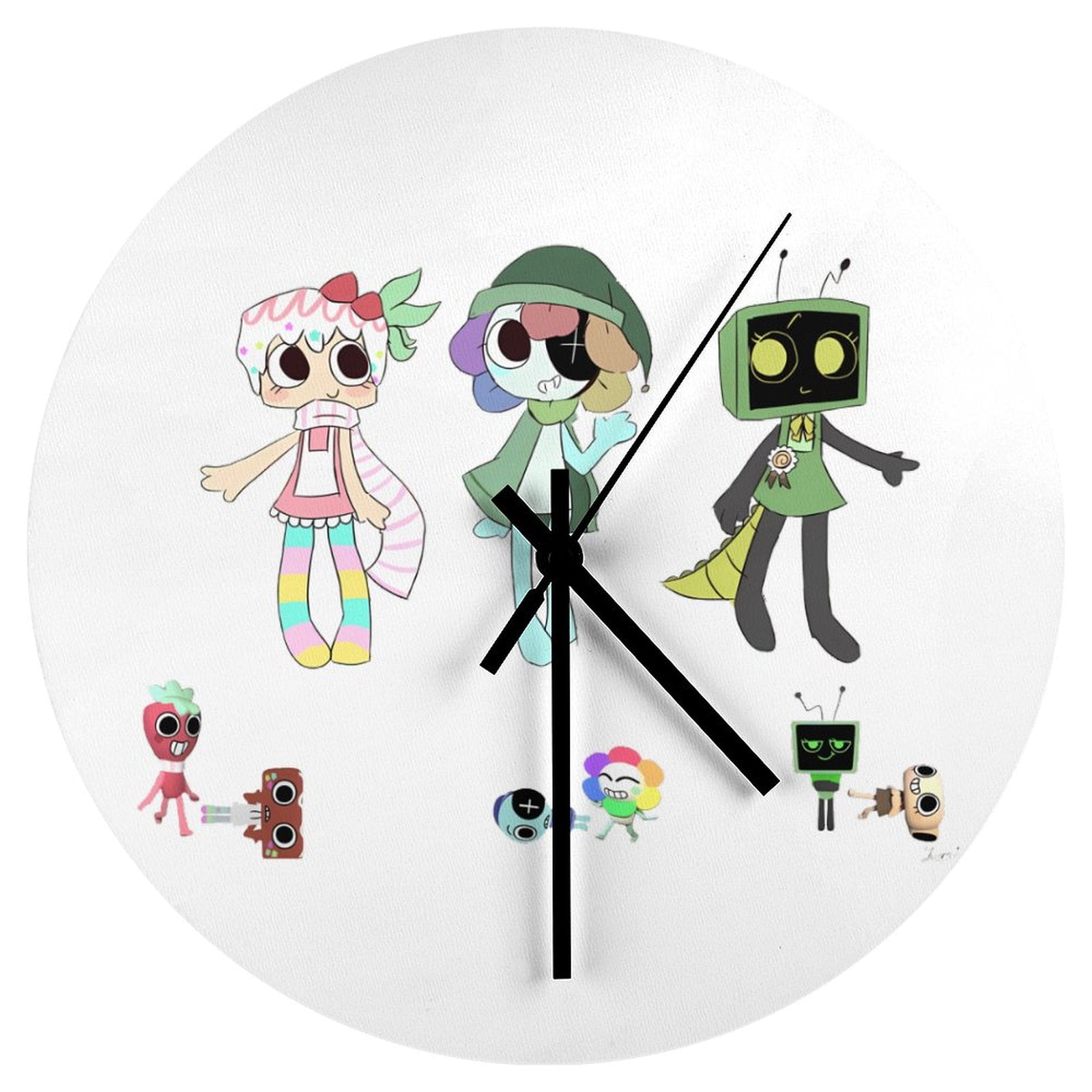 Dandy's World Simple Wooden Wall Clock Without Scale For Home Living ...