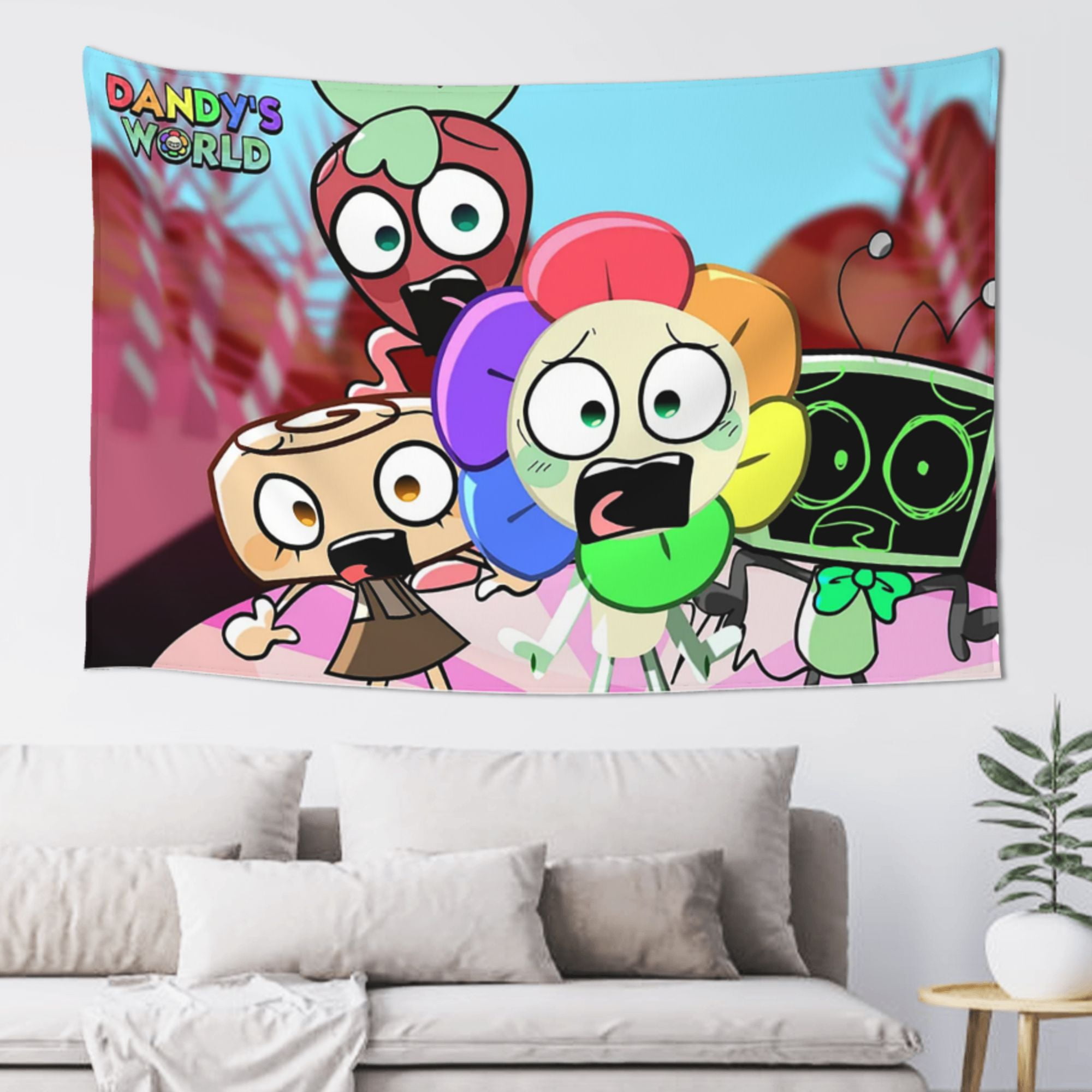 Dandy's World Tapestry Banner 60 X 40 inch Decor Art Tablecloth Wall ...