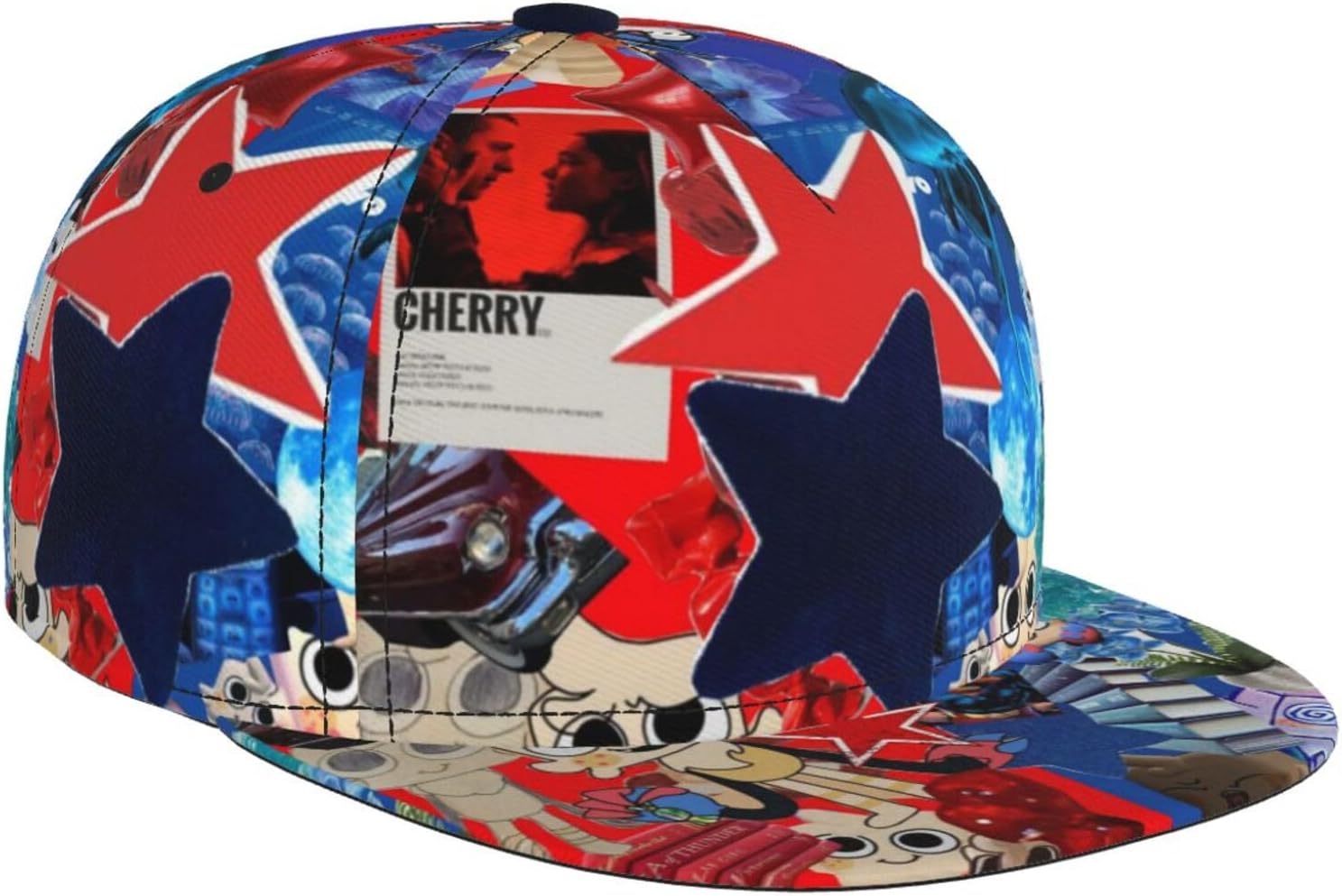 Dandy's World Unisex Baseball Cap Adjustable Flat Brim Hat Trucker Hat ...