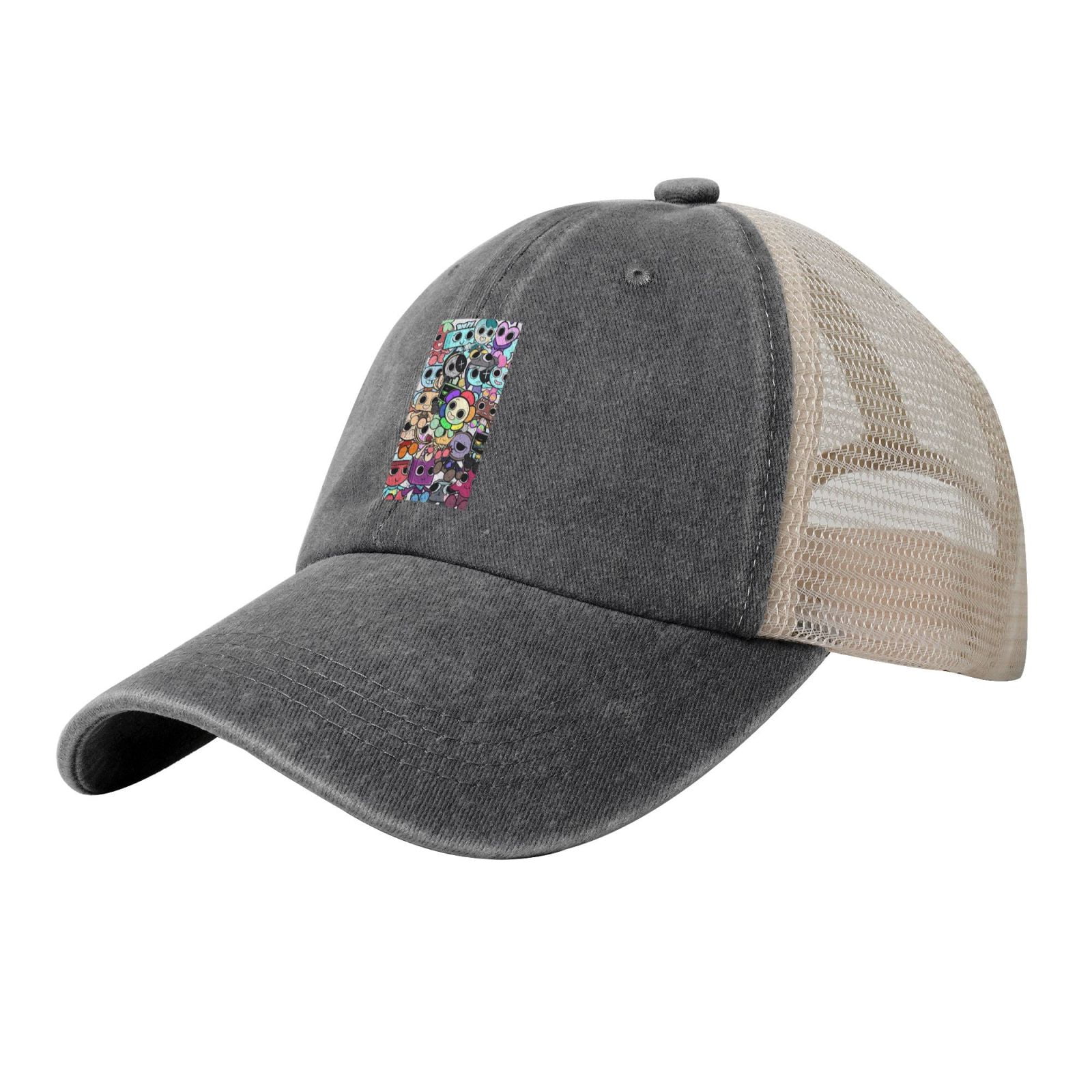 Dandy's World Vintage Half Mesh Baseball Cap Denim Trucker Cap Cotton ...