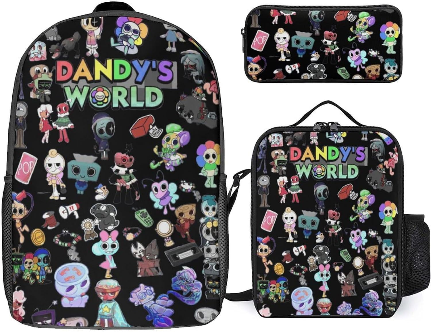 Dandys World 3 Pcs Backpack Combination Set Daypack Insulated Lunch Bag ...