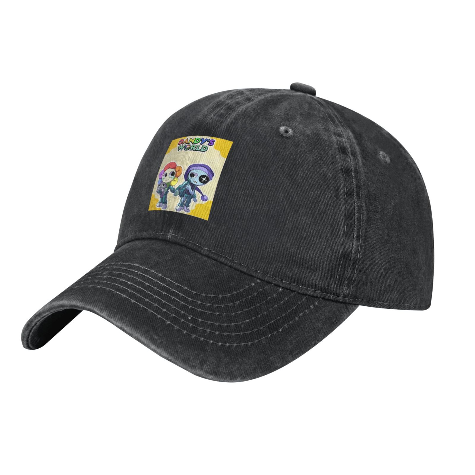 Dandys World Baseball Cap Adjustable Denim Baseball Cap With Printed ...
