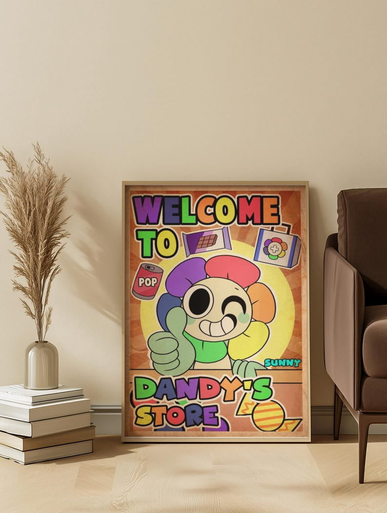 Dandys World Welcome to Gardenview Mascot Horror Poster Print 12x18 ...