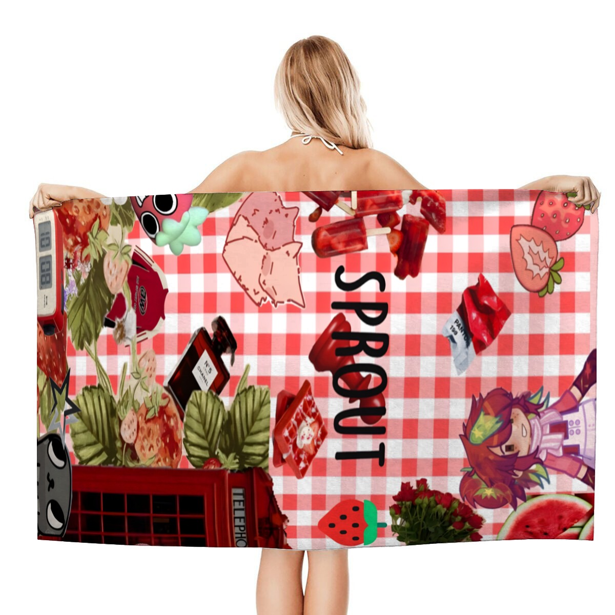Dandys world Beach Quick Drying Towel, stylish, compact, quick-drying ...
