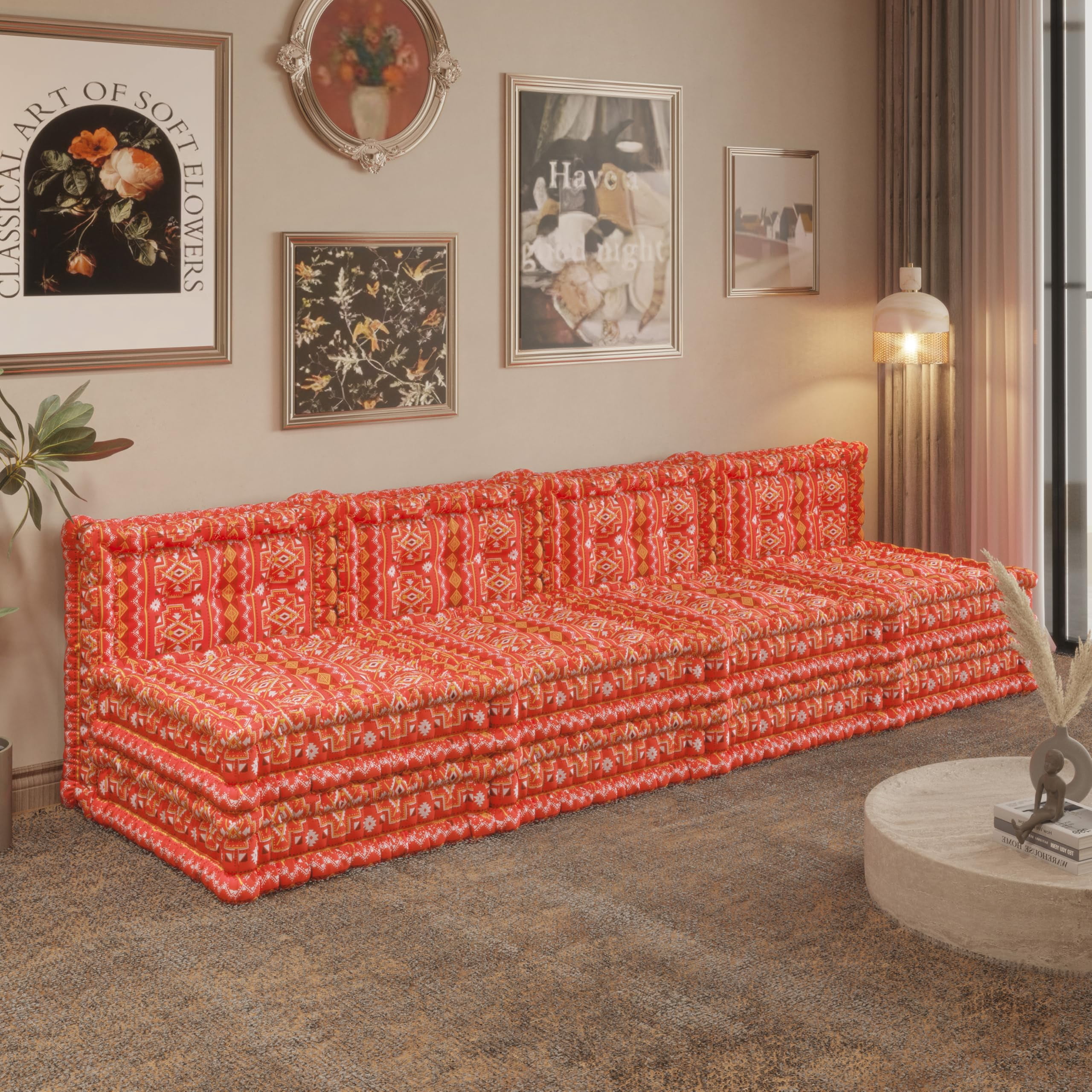 Daneey 3-in-1 Floor Sofa Convertible Chair Bed Large Floor Pillow Floor ...