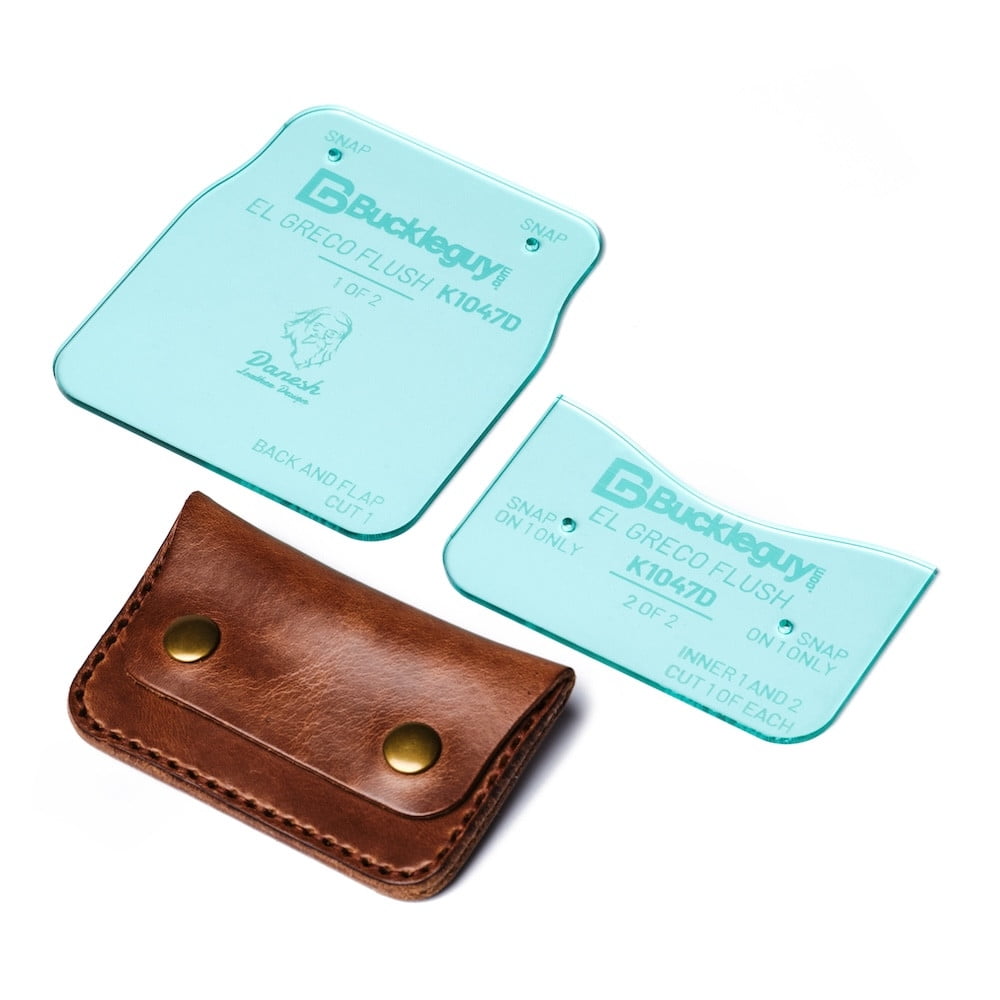 Danesh, El Greco Flush, Double Snap Wallet, Acrylic Template - Walmart.com
