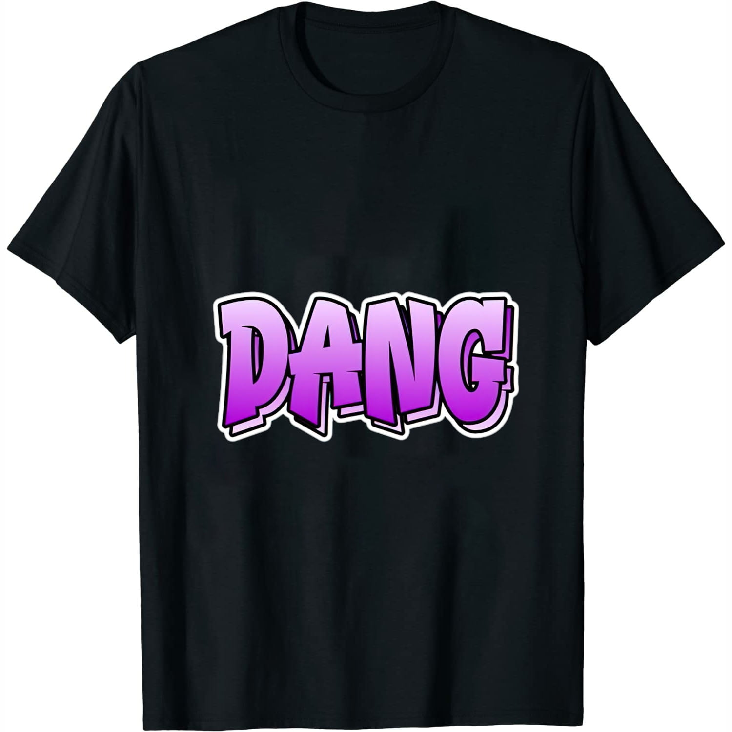 Dang Graffiti Style Design That Says Dang T Shirt Black Small - Walmart.com