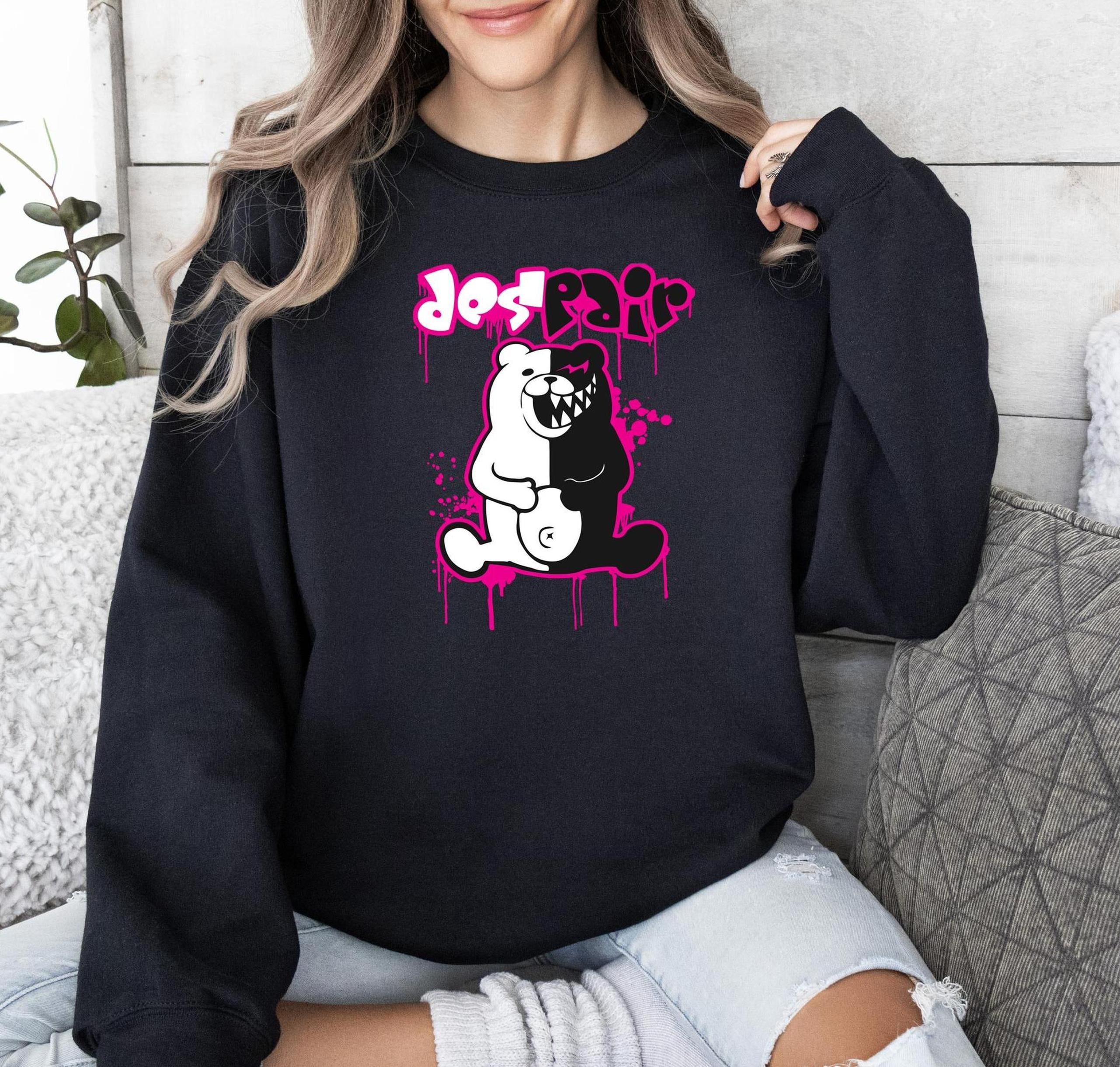 Danganronpa Monokuma Despair Pink, Sweatshirt, ANANDHIS - Walmart.com