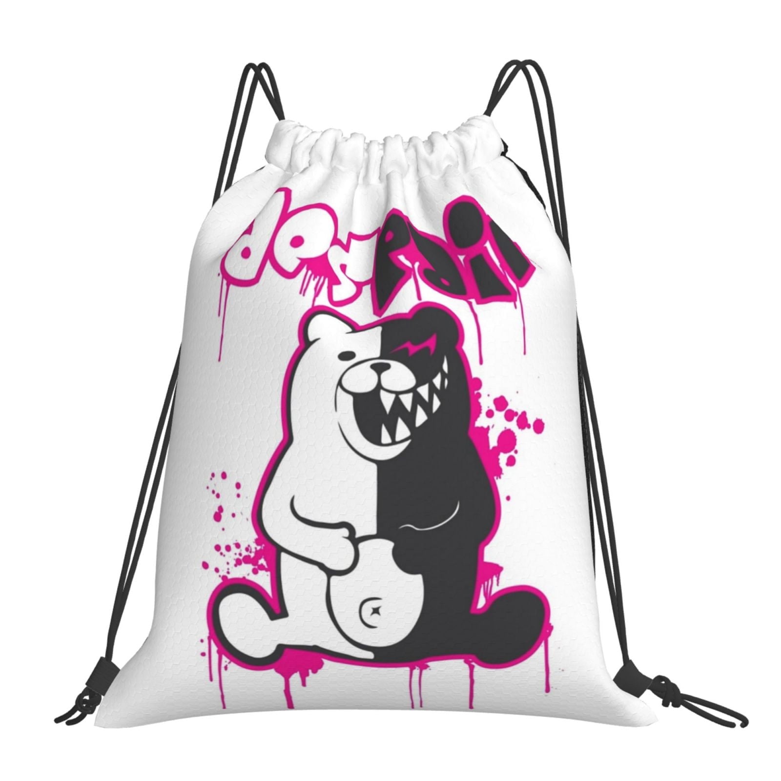 Danganronpa Monokuma Drawstring Backpack Sport Gym Bag For Yoga ...
