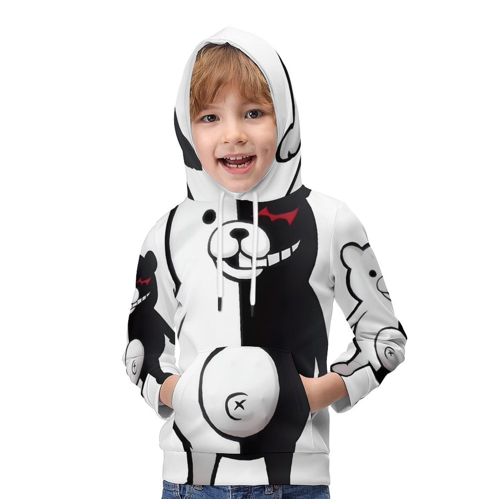 Danganronpa Monokuma Kids' Hoodie 3d Print Sweatshirt Soft Pullover ...