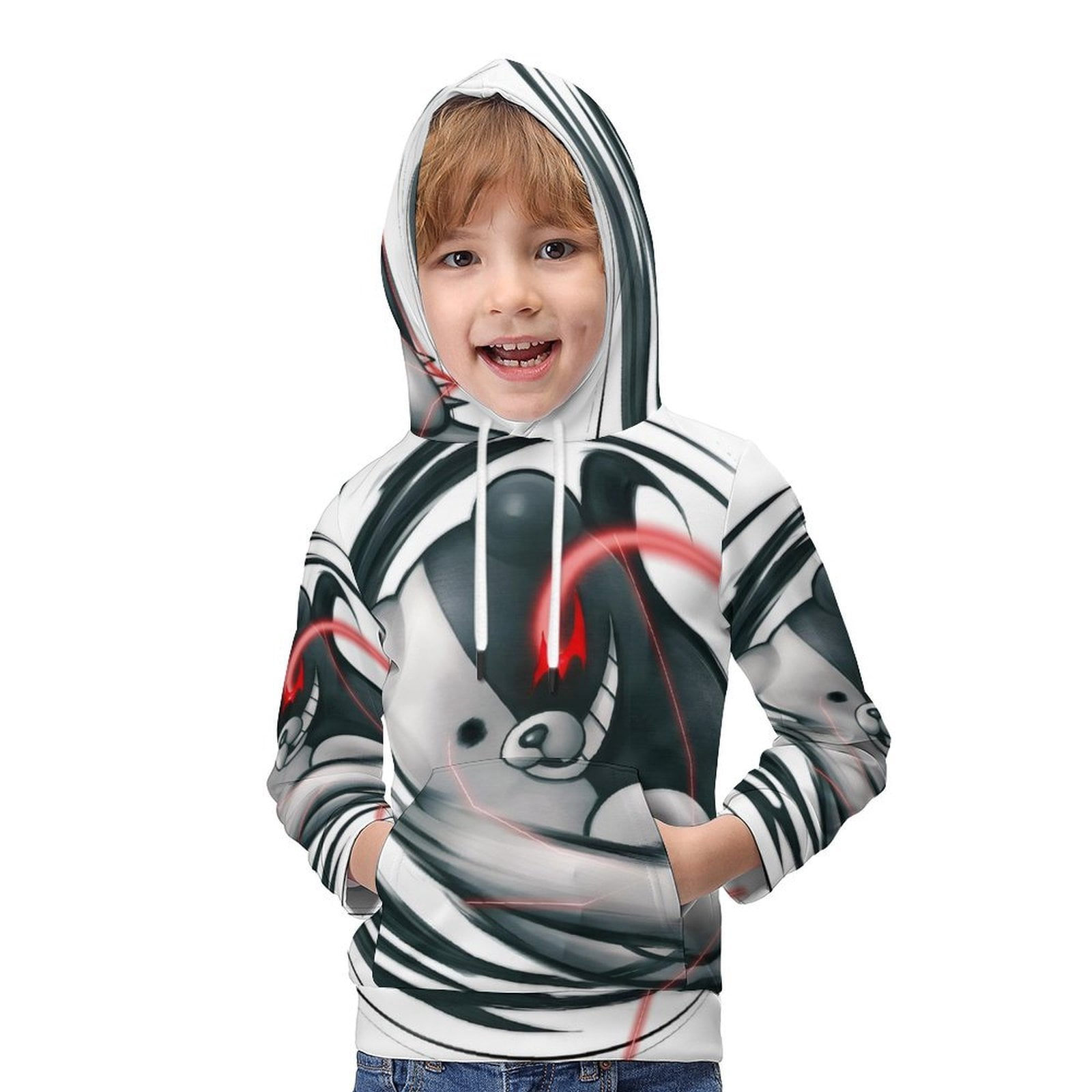 Danganronpa Monokuma Kids' Hoodie 3d Print Sweatshirt Soft Pullover ...
