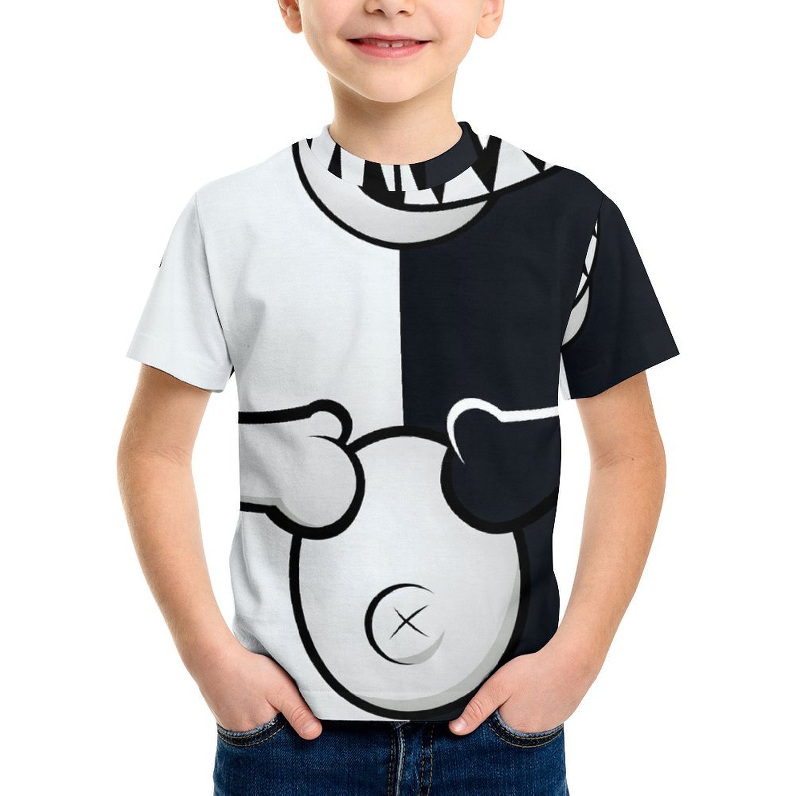 Danganronpa Monokuma Kids T-Shirt 3d Printed Graphic T-Shirts Boys And ...