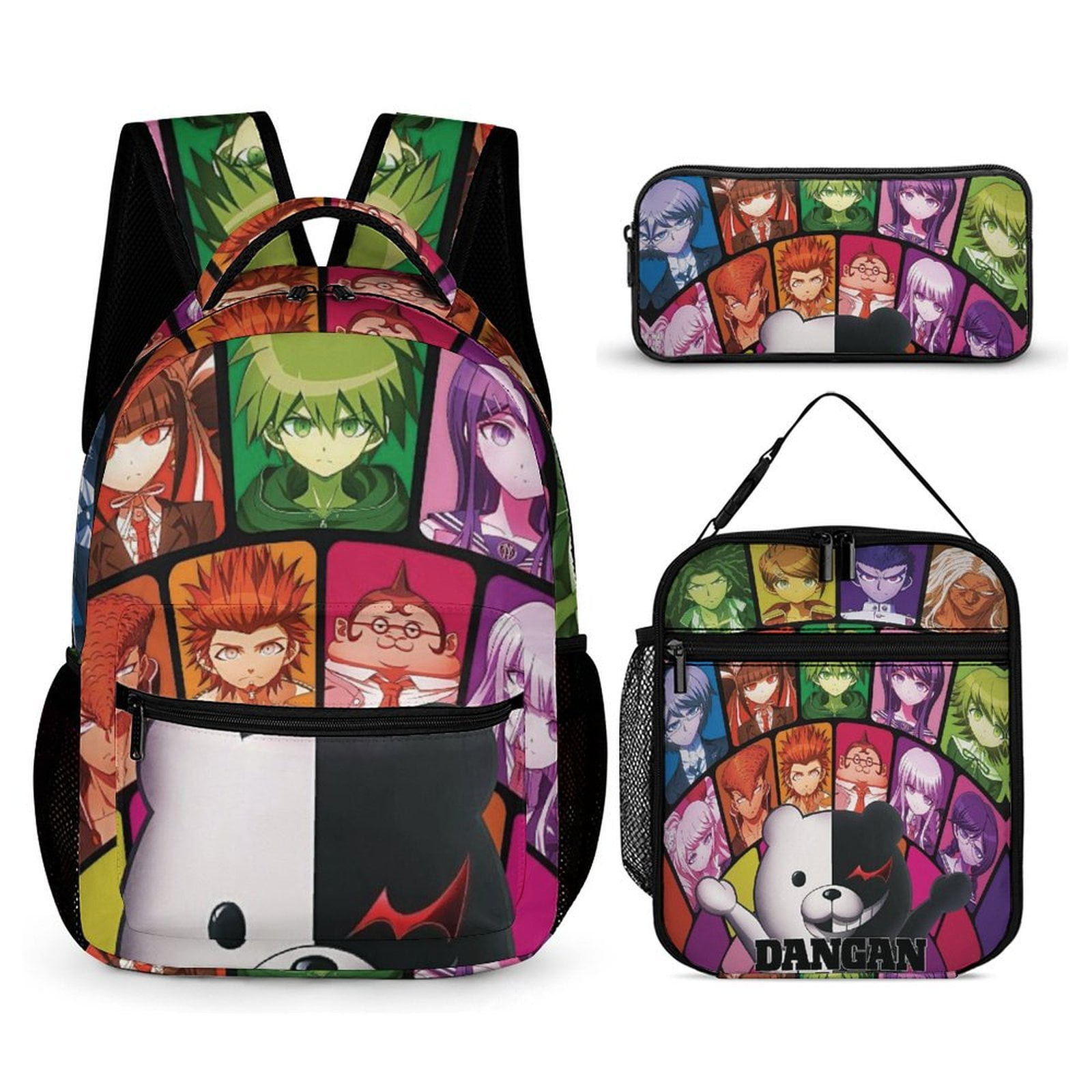 Danganronpa The Animation (2) 16 Inch Backpack with Adjustable Shoulder ...