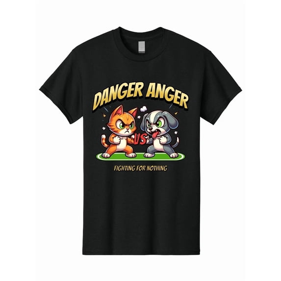 Danger Anger Cat Dog Fighting For Nothing Funny Pet Rivalry Fight Humor ...