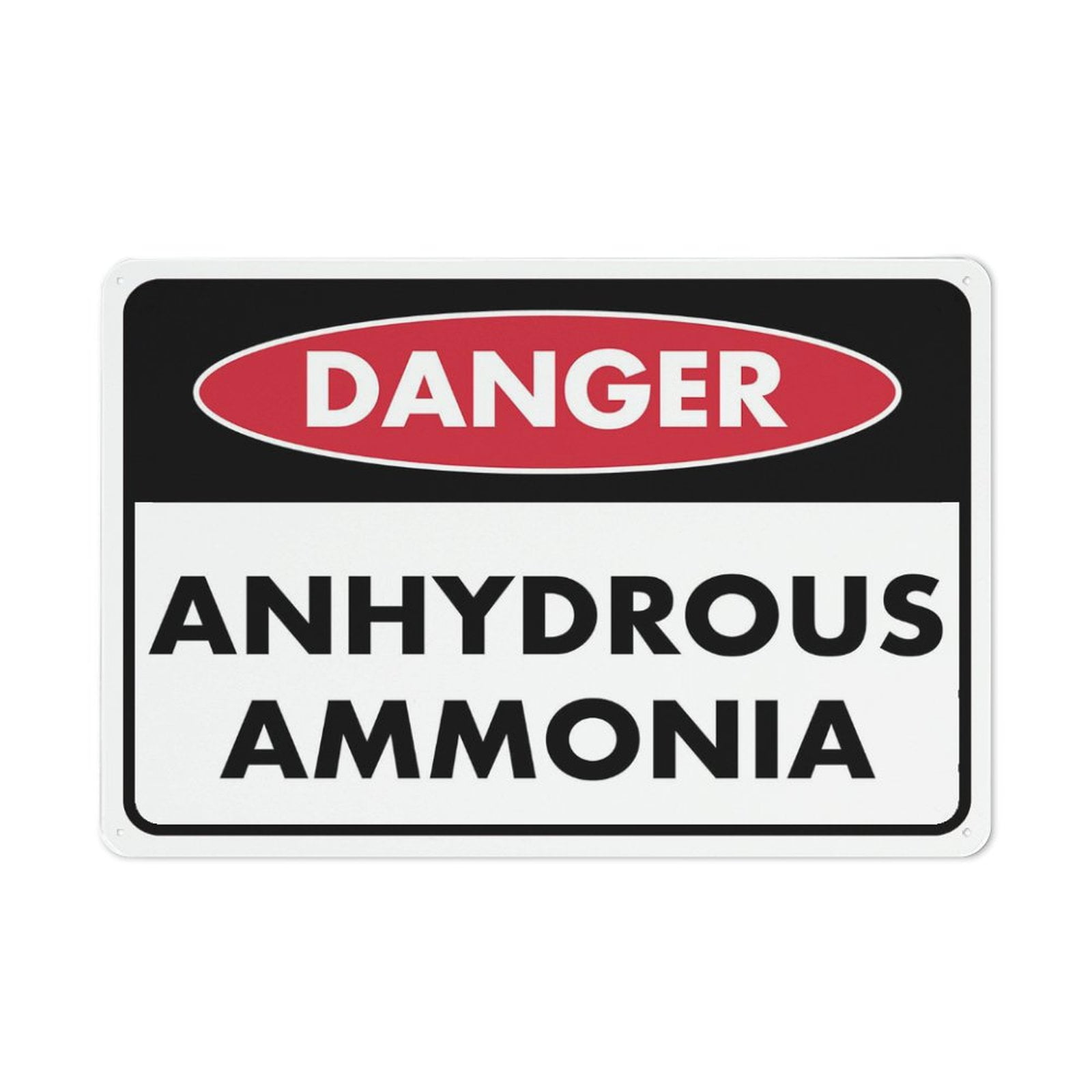 Danger Anhydrous Ammonia Sign Outdoor Metal Sign - 12 X 8 Metal Signs ...