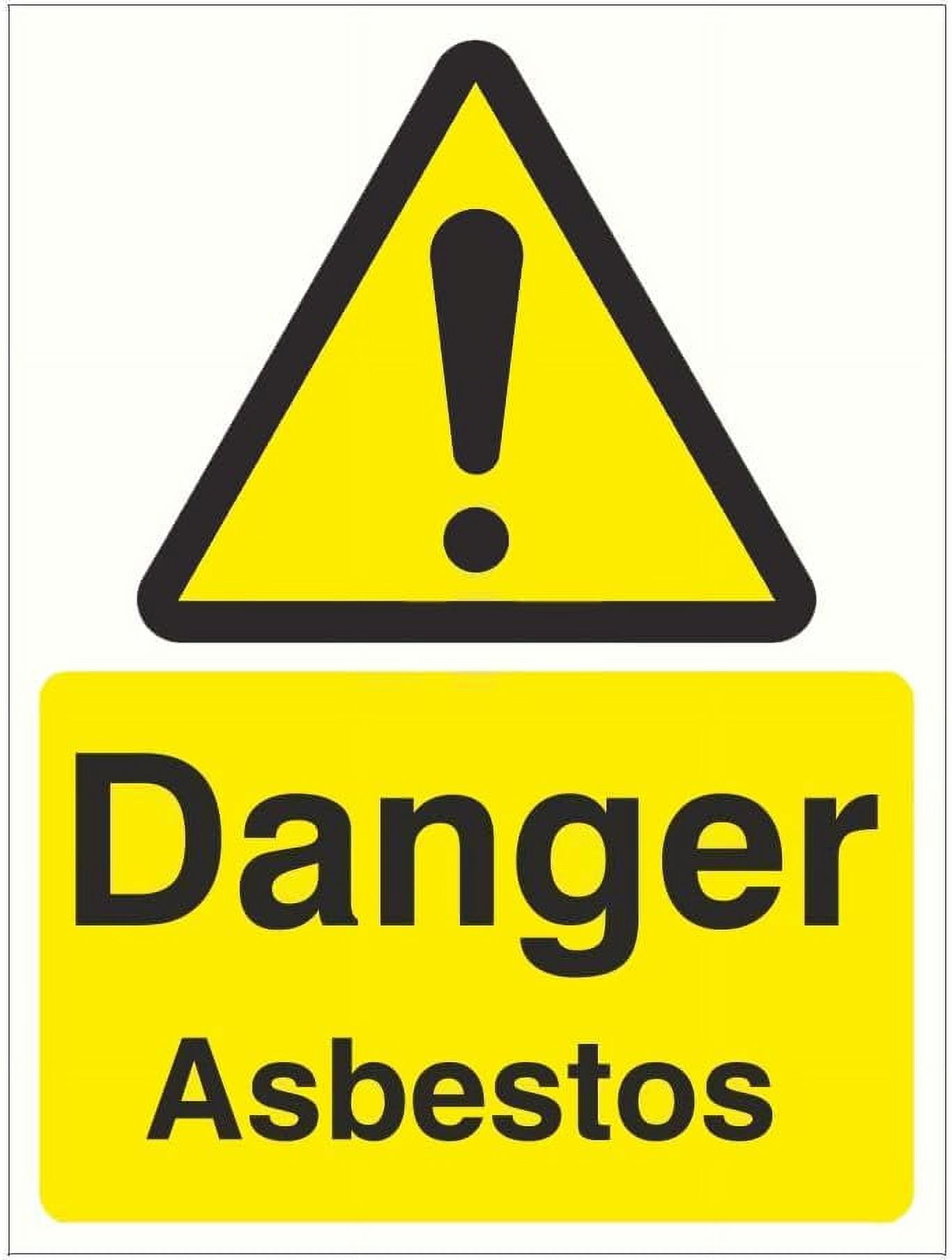 Danger Asbestos Warning Sign Safety Signs, Hazard Signs, Asbestos Signs ...