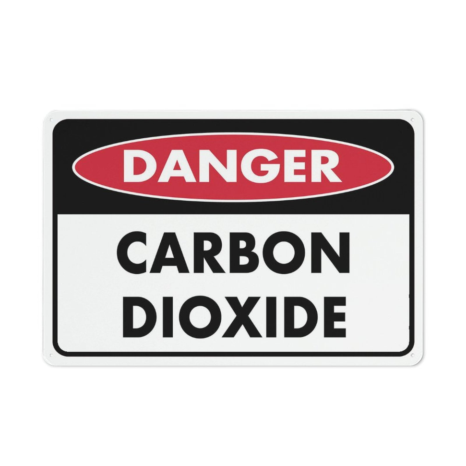 Danger Carbon Dioxide Sign 8X12 Inch Rust Free Aluminum Easy To Read ...