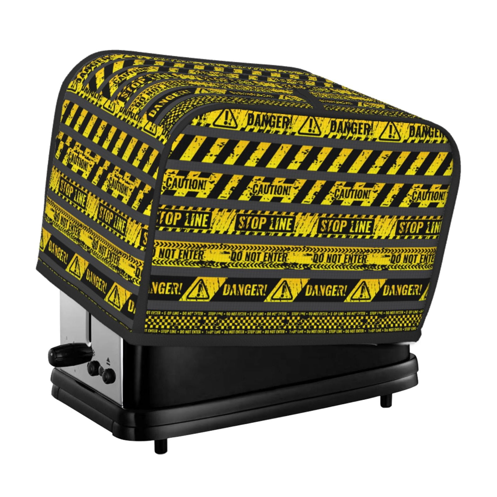 Danger Caution Warning Police Stripe 2 Slice Toaster Cover Bread Maker ...
