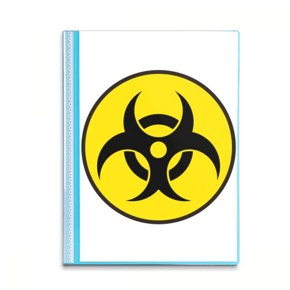 Danger Checal Toxic Radiation Symbol Book Sheet Protectors Portfolio ...