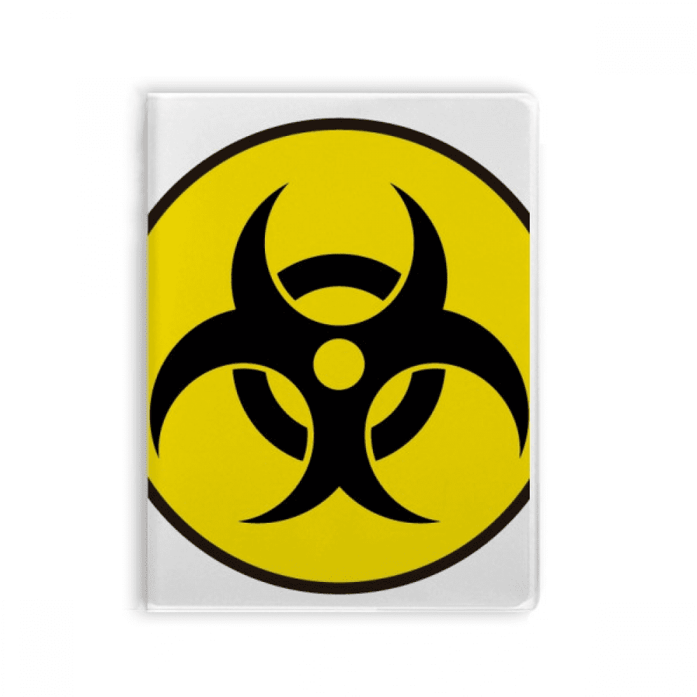 Danger Checal Toxic Radiation Symbol Notebook Gum Cover Diary Soft ...