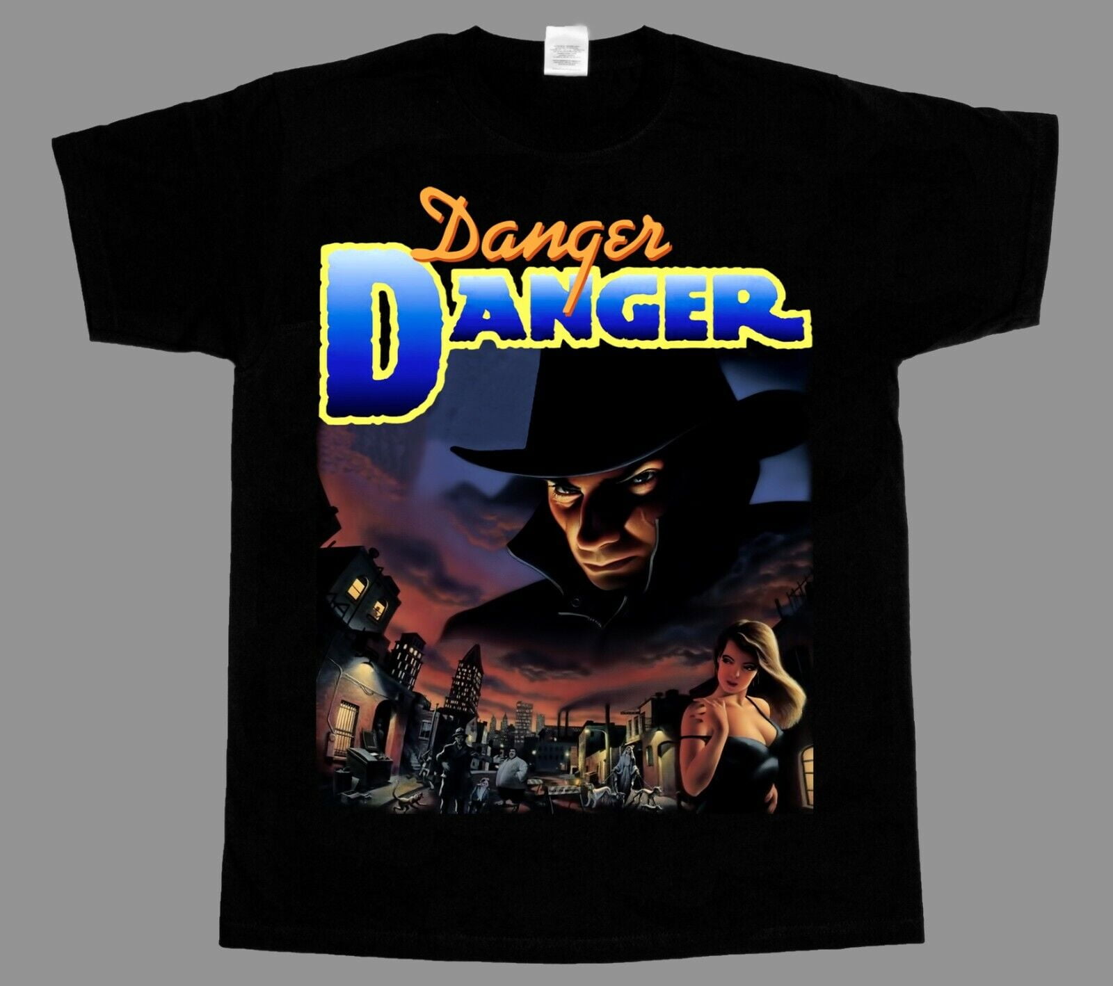 Danger Danger Naughty and Rock America NEW BLACK T-SHIRT - Walmart.com