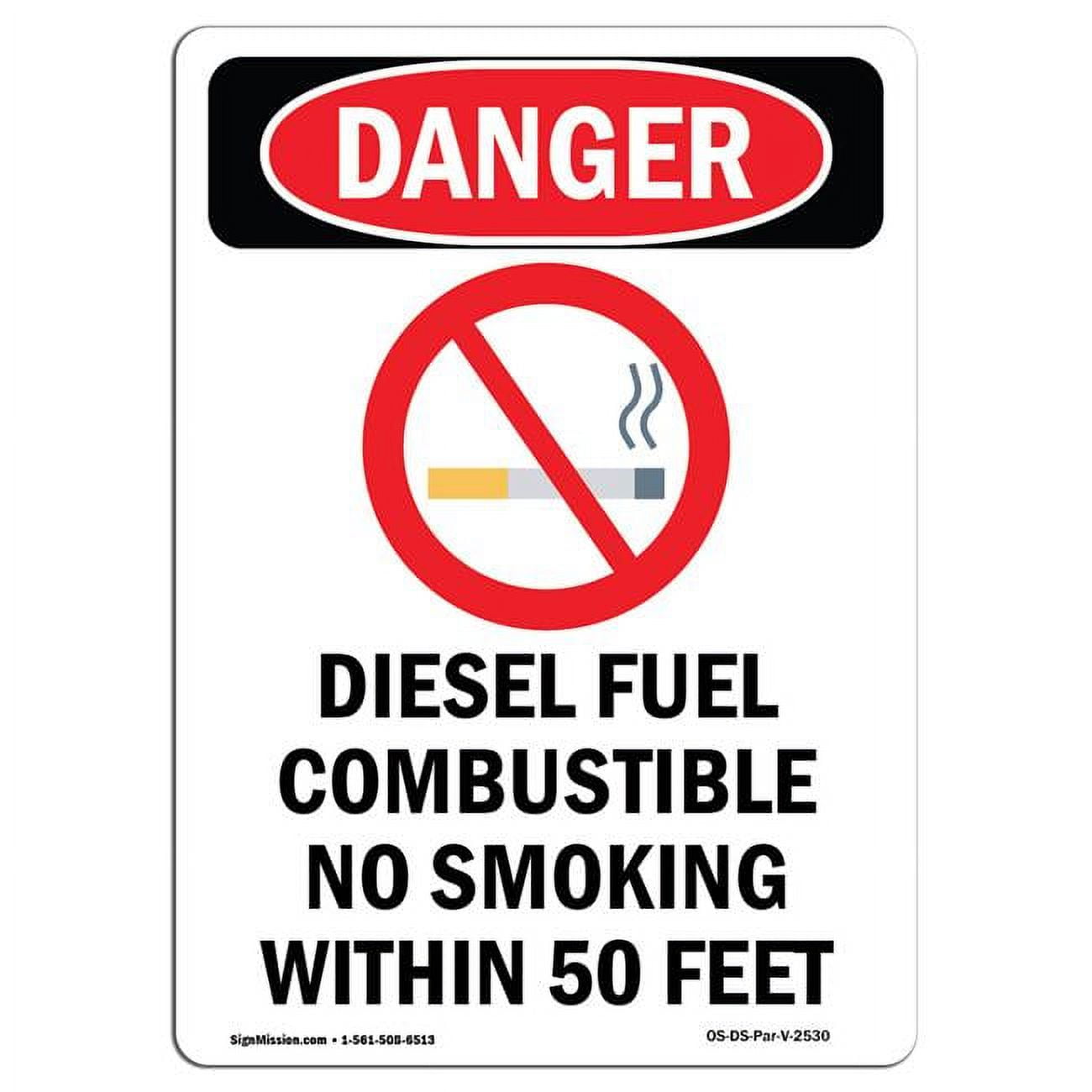 Danger Diesel Fuel Combustible OSHA Plastic Sign - Walmart.com Danger Diesel Fuel Combustible OSHA Plastic Sign - Walmart.com