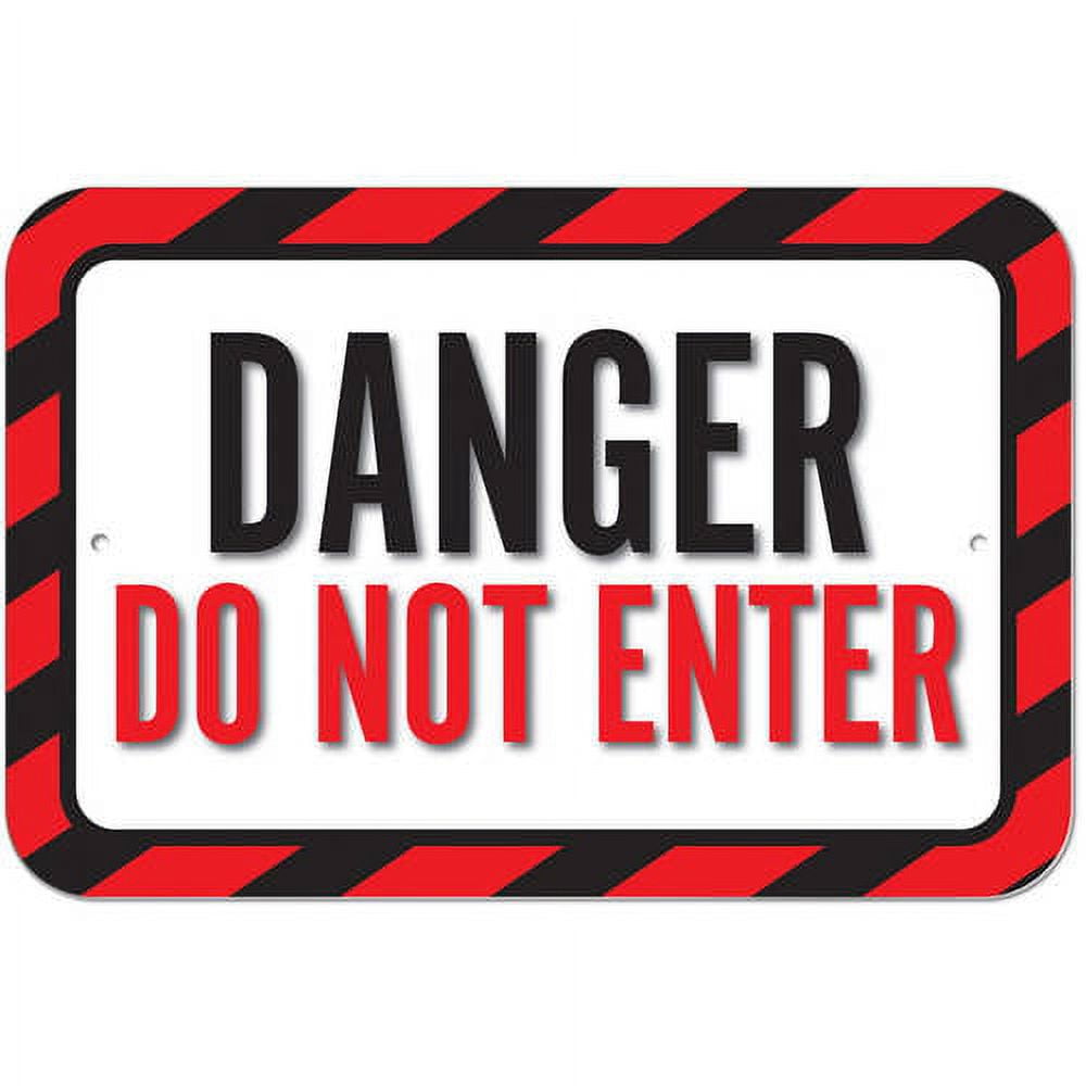 Danger Do Not Enter Sign - Walmart.com
