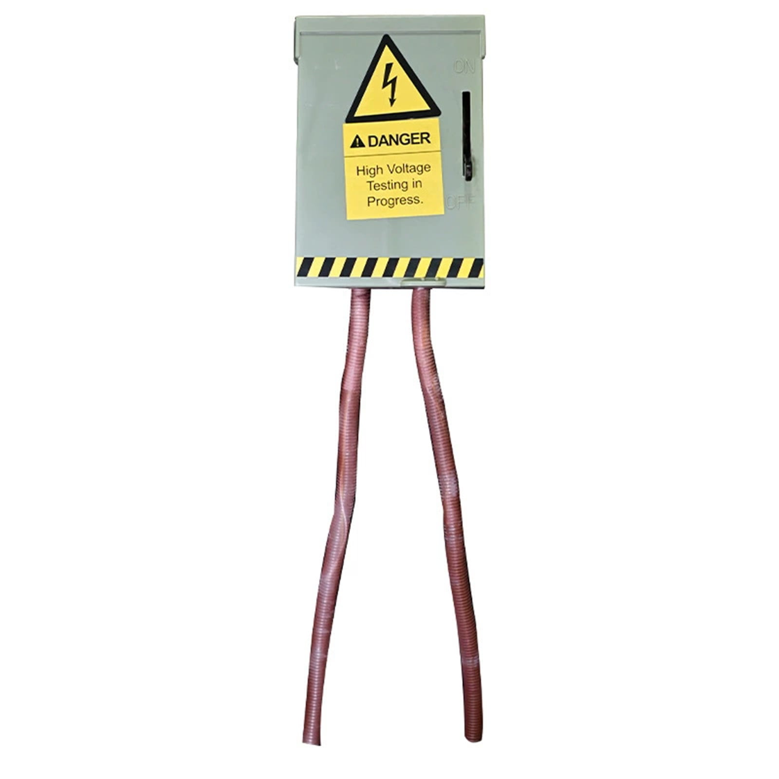 Danger Electric Box Prop - Glowing Halloween Decoration for Bar Haunted ...