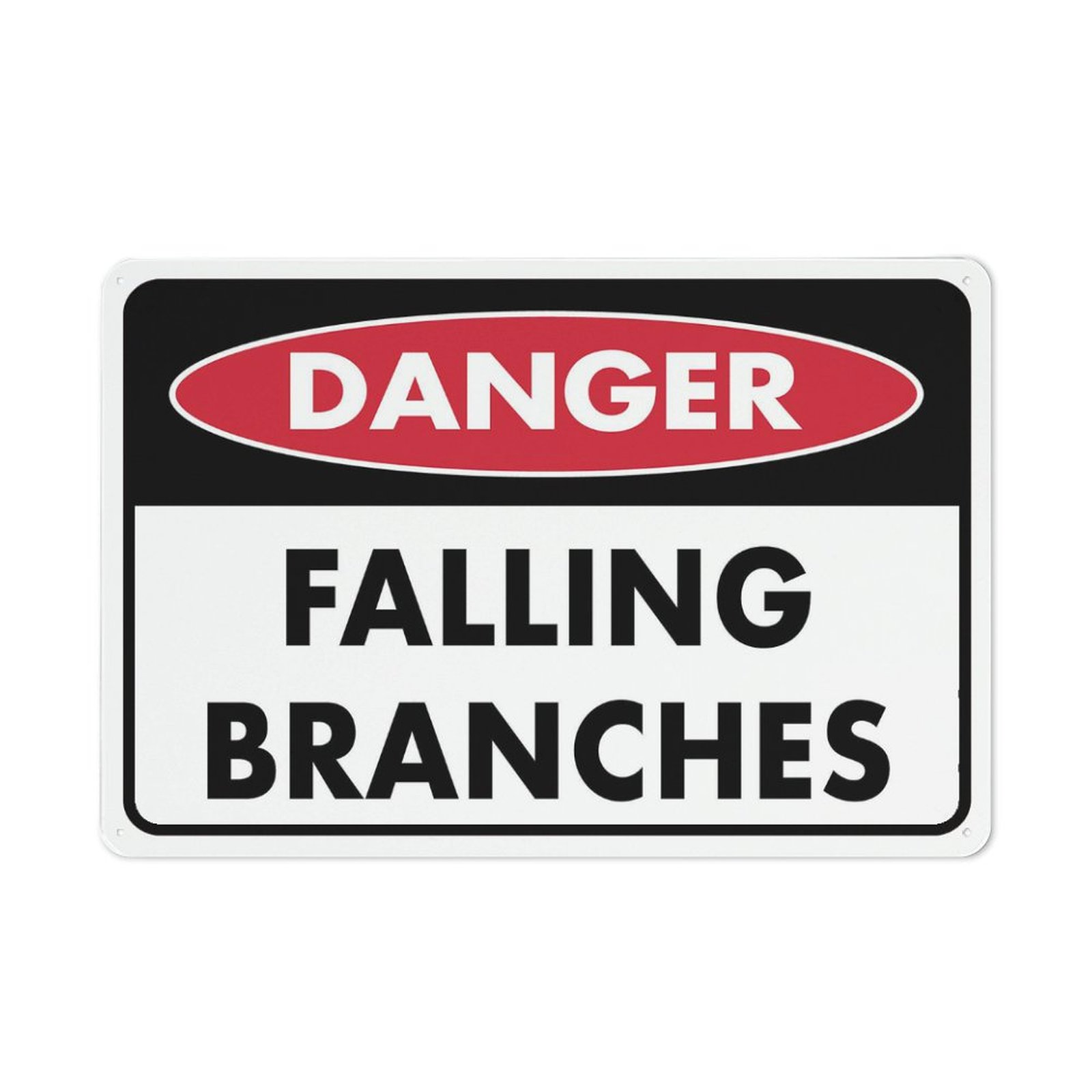 Danger Falling Branches Sign Outdoor Metal Sign - 12 X 8 Metal Signs ...
