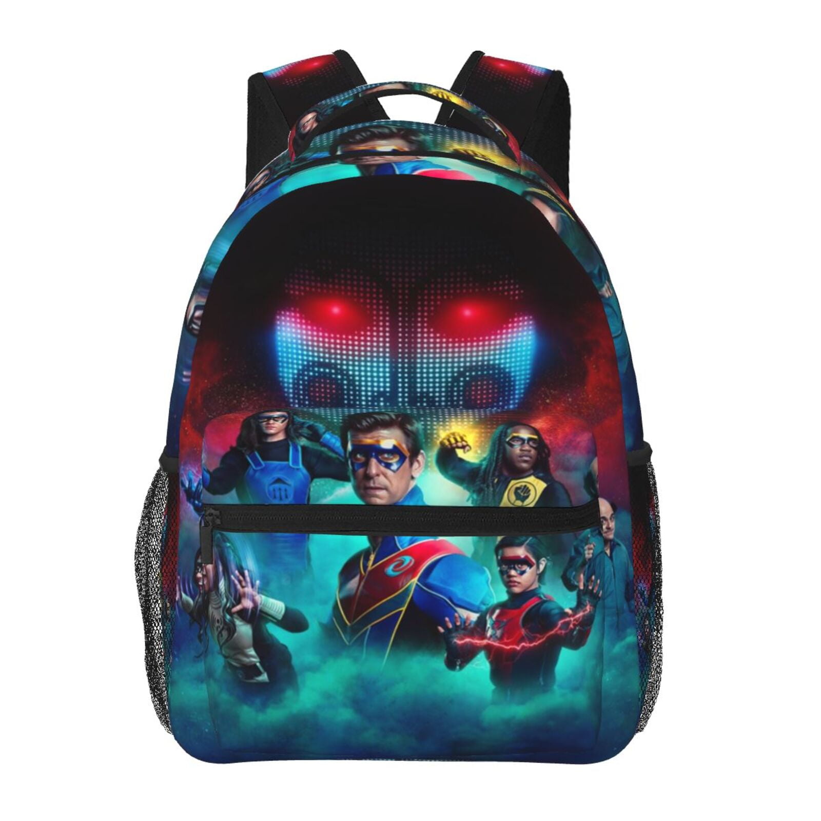 Danger Force Comedy Adjustable Laptop Backpack School Student Book Bag ...