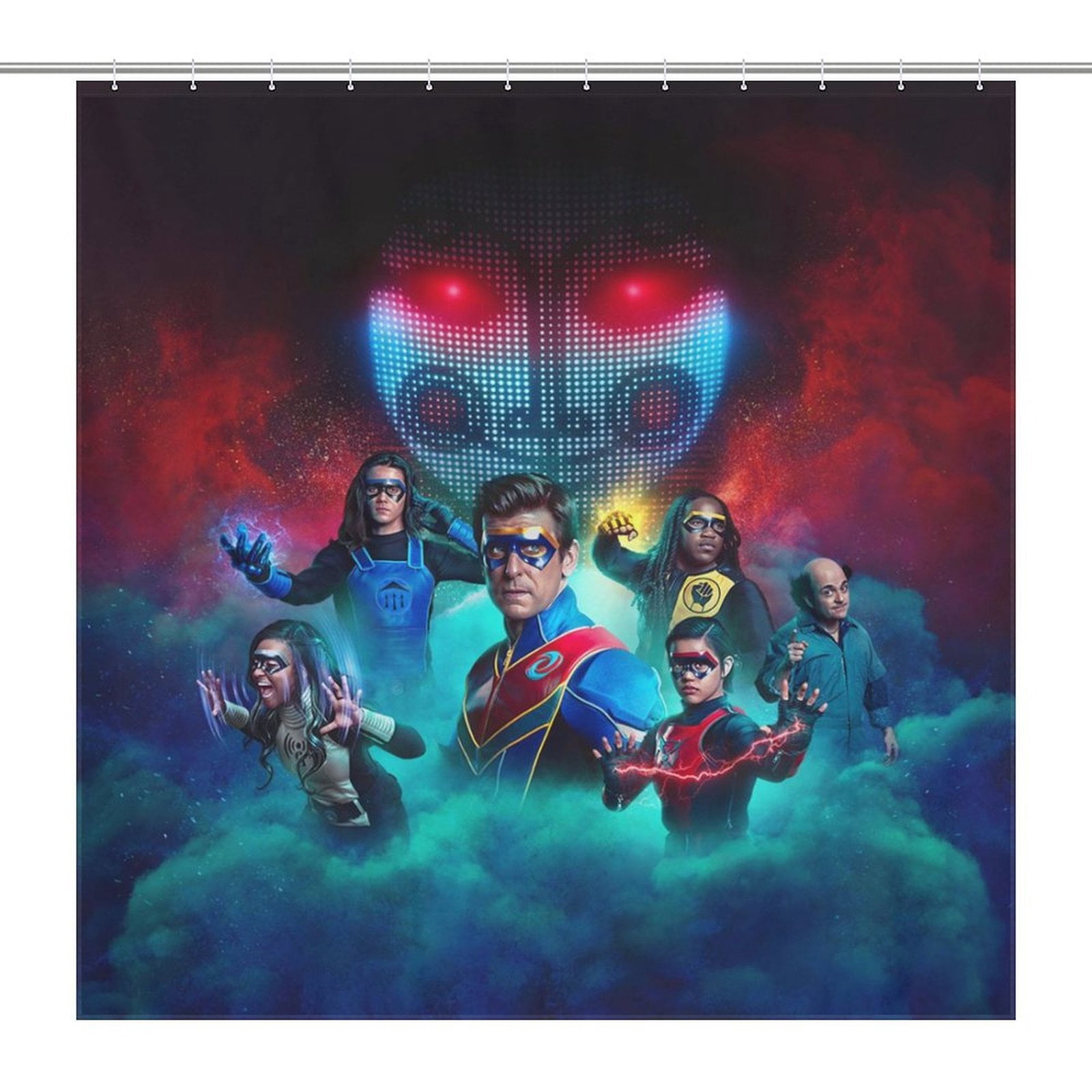 Danger Force Comedy Shower Curtain Decor Bath Curtain Waterproof ...