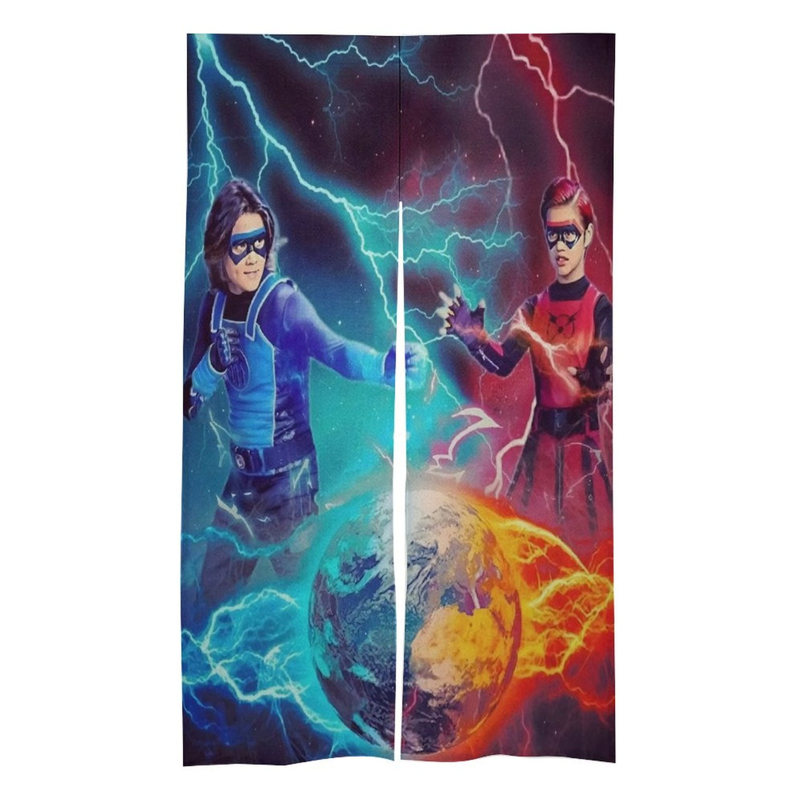 Danger Force Doorway Curtain, 34 x 57 Inch Blackout Door Curtain ...