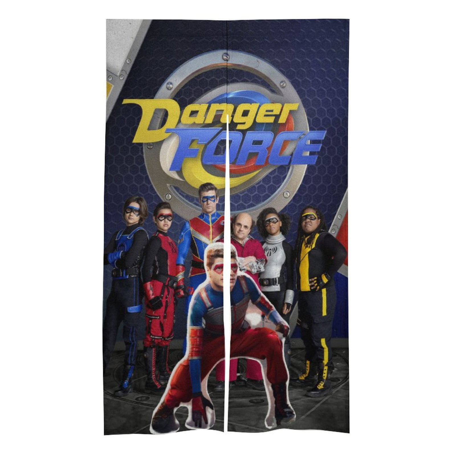 Danger Force Doorway Curtain, 34 x 57 Inch Blackout Door Curtain ...