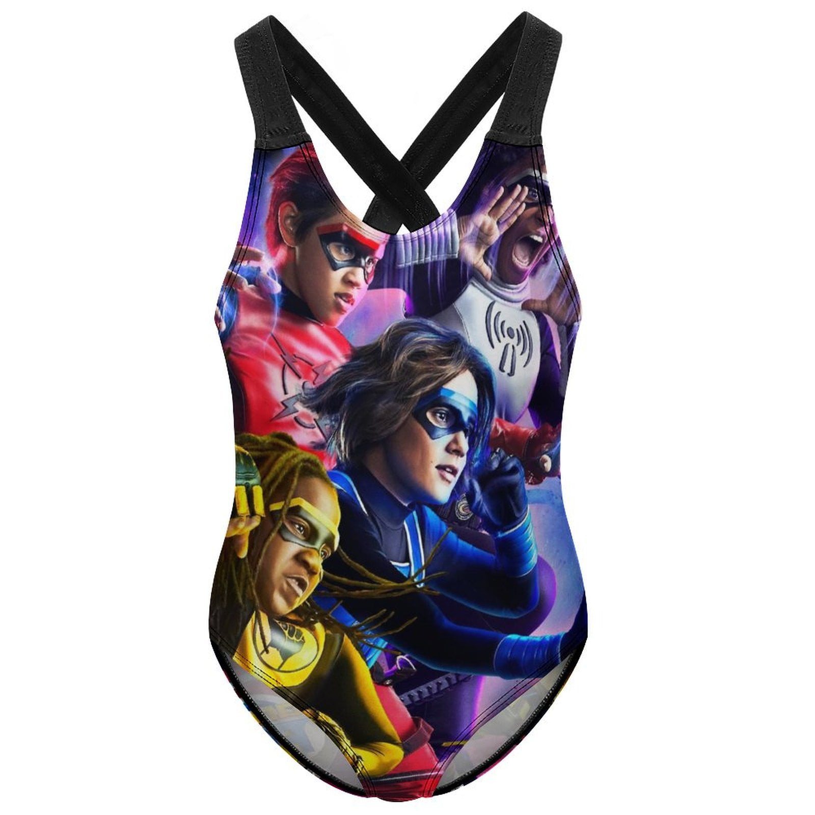Danger Force Girl's One-piece Swimsuit Summer Children's Beach Swimwear ...