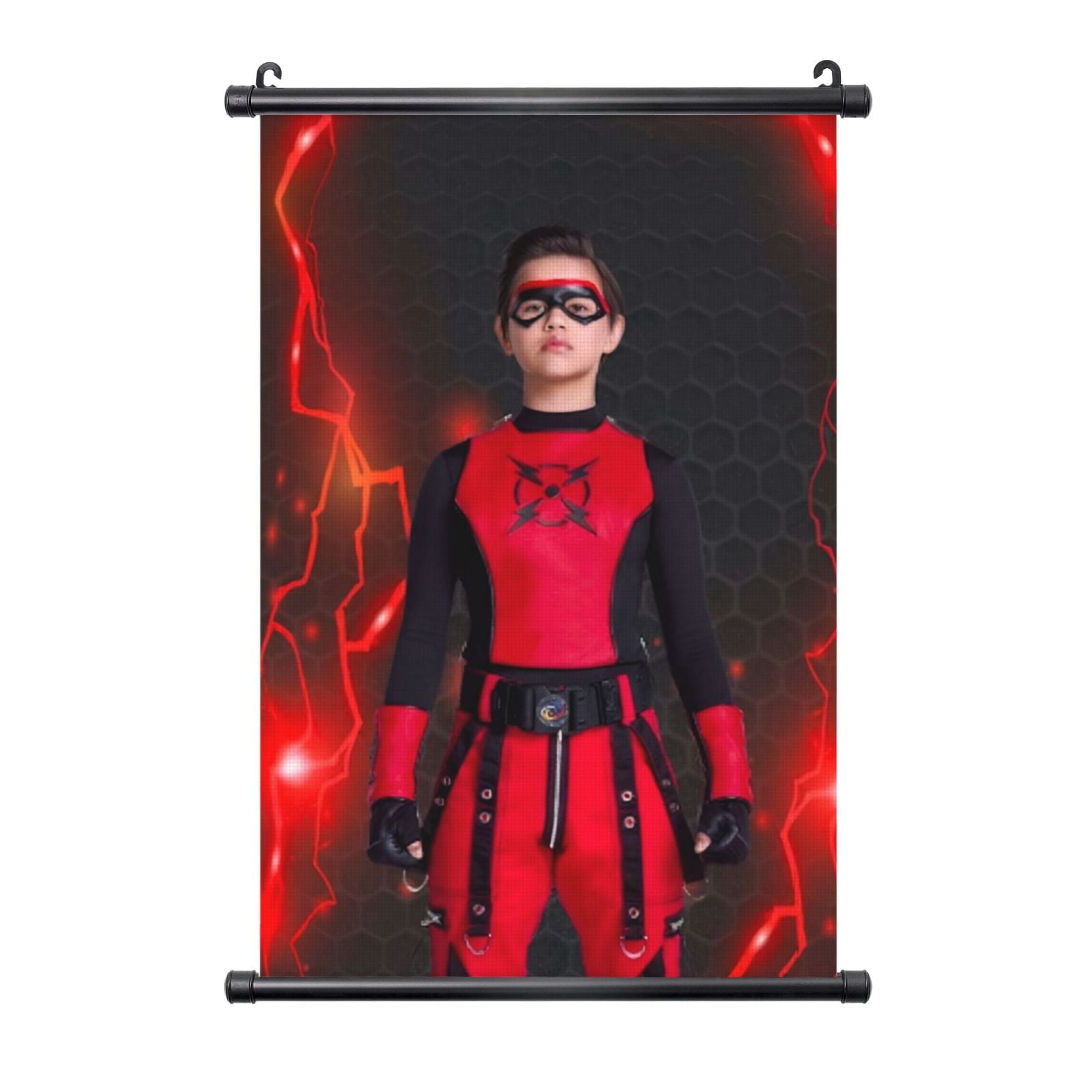 Danger Force Hanging Poster Plastic Shaft Canvas Wall Hanging Banner ...