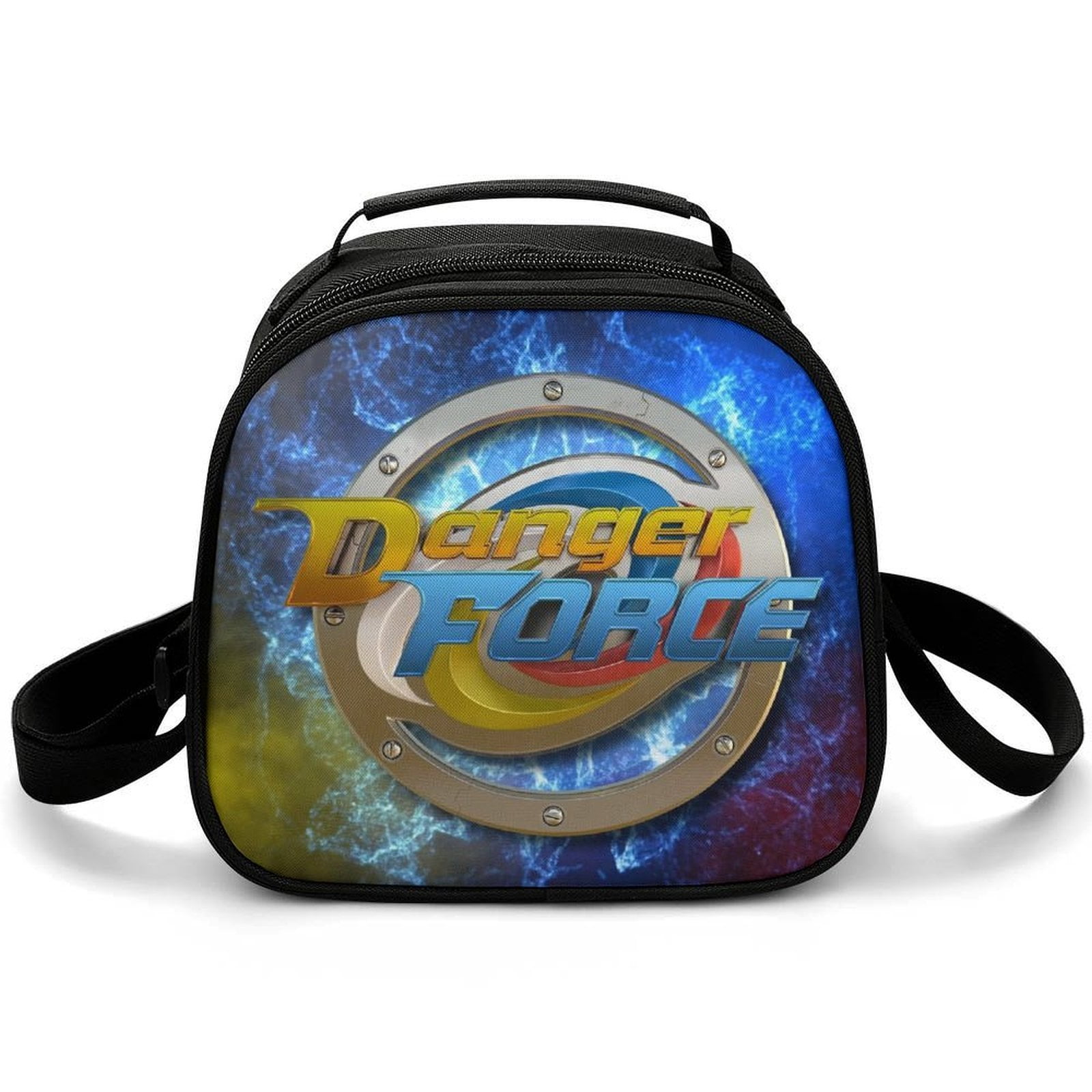 Danger Force Logo Insulated Lunch Bag Portable Lunch Box Reusable ...