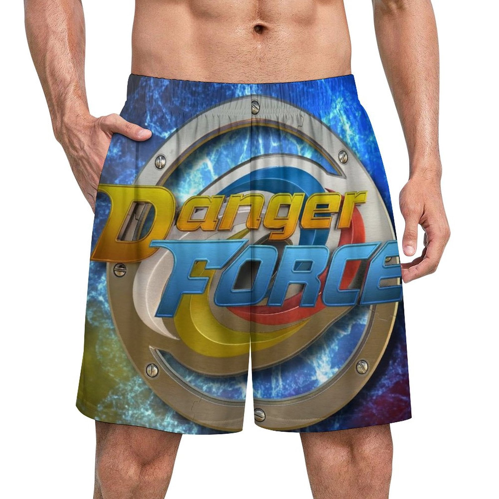 Danger Force Logo Pajama Pants For Men Lounge Shorts Bottoms Sleepwear ...