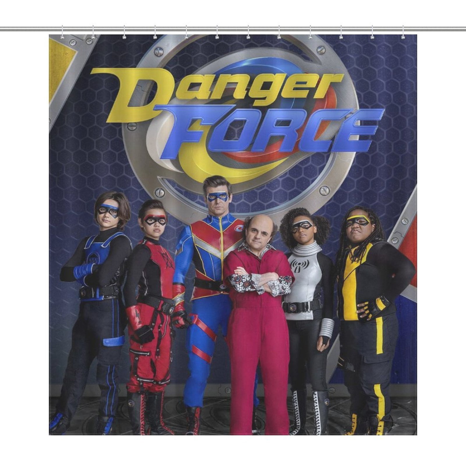 Danger Force Shower Curtain Decor Bath Curtain Waterproof Polyester ...