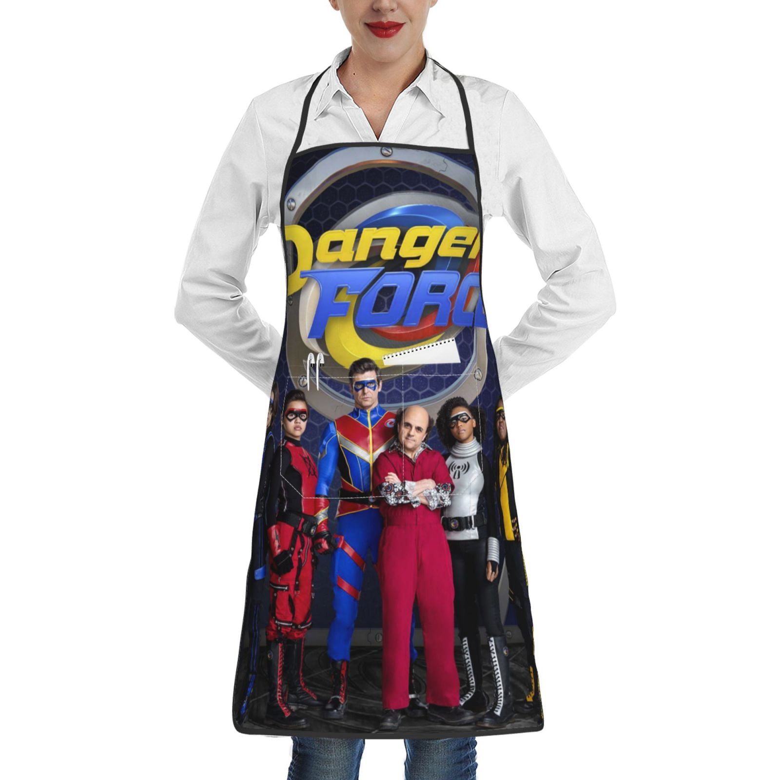 Danger Force Waterproof Apron Home Decor Kitchen Fashion Apron For ...