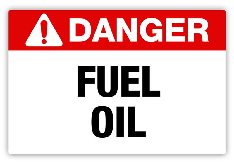 Danger Fuel Oil Sign Safety Restriction Alert Attention Caution Warning ...